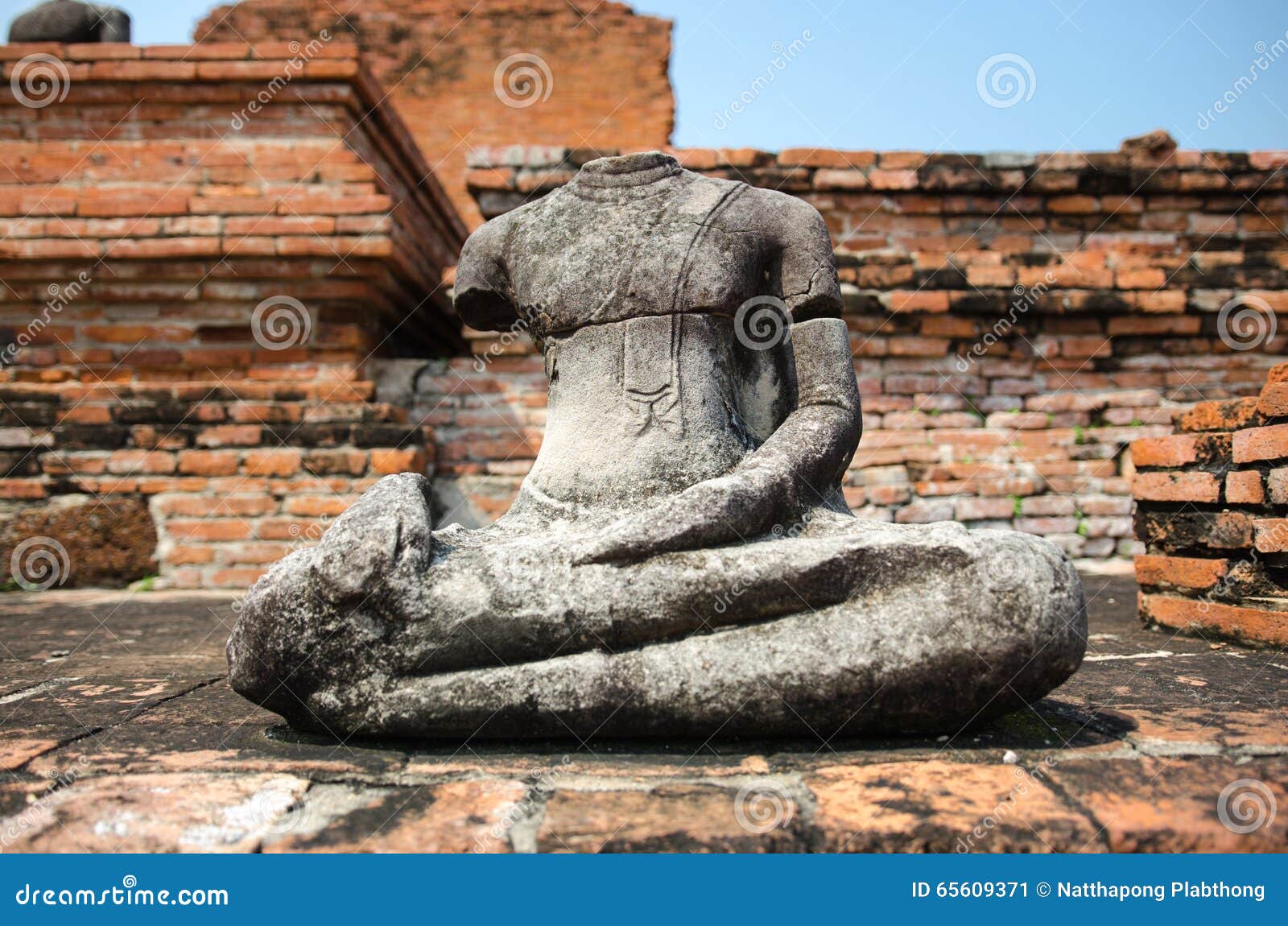 Broken Statue. Symbol Of Neglect: Dilapidated Concrete Statue Left To ...