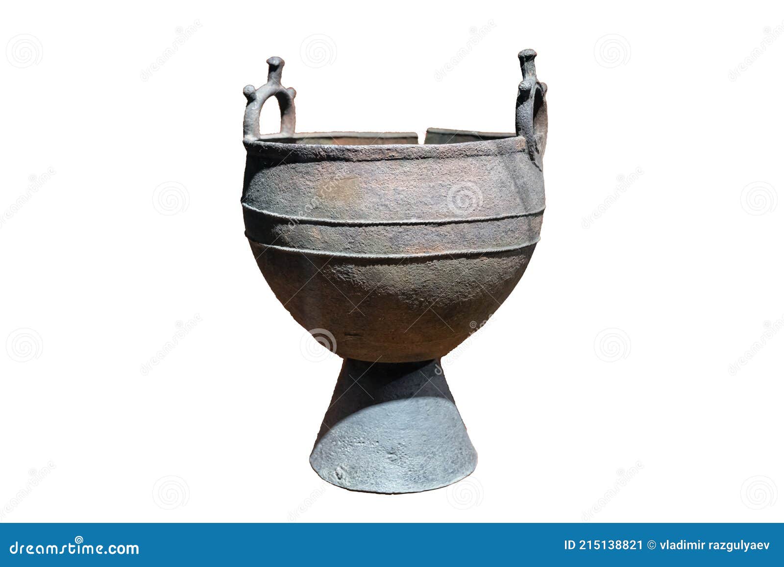 An Ancient Bronze Cauldron of Isolate. Tagar Culture, 7-3 Centuries BC ...