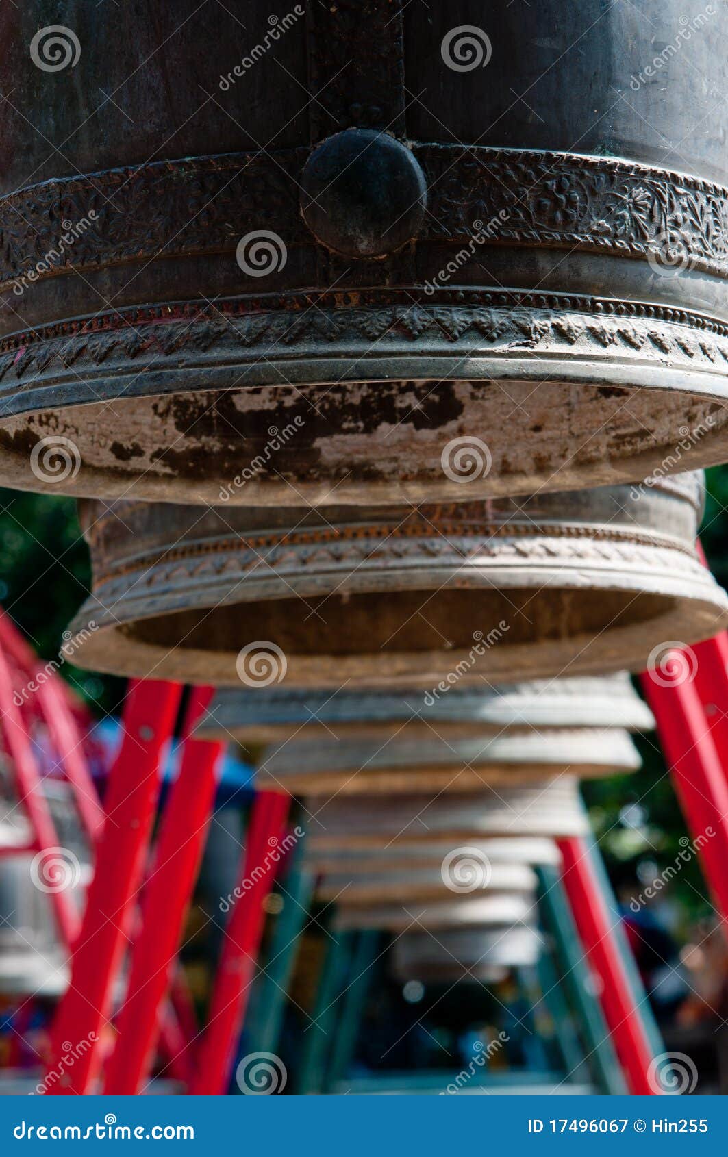 Ancient Buddha Bell stock image. Image of engraving, religion - 17496067