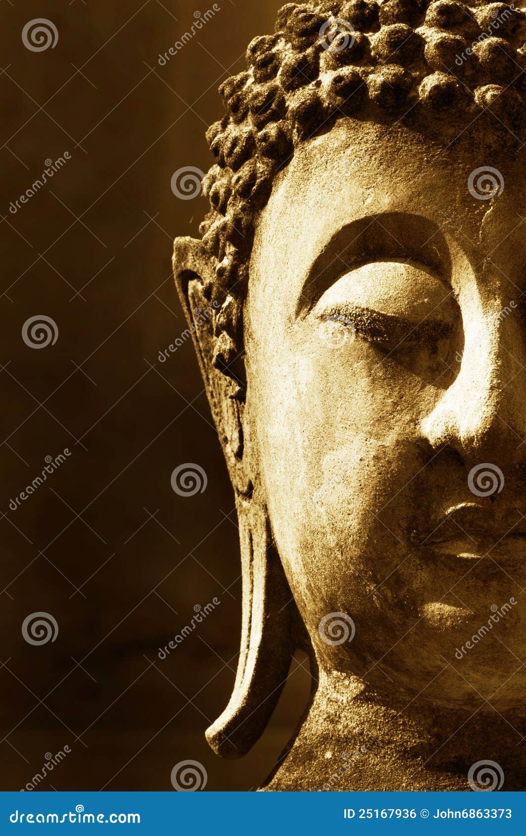 Buddha Face Portrait Ancient Khmer Sculpture Sangke Buddhist Temple ...