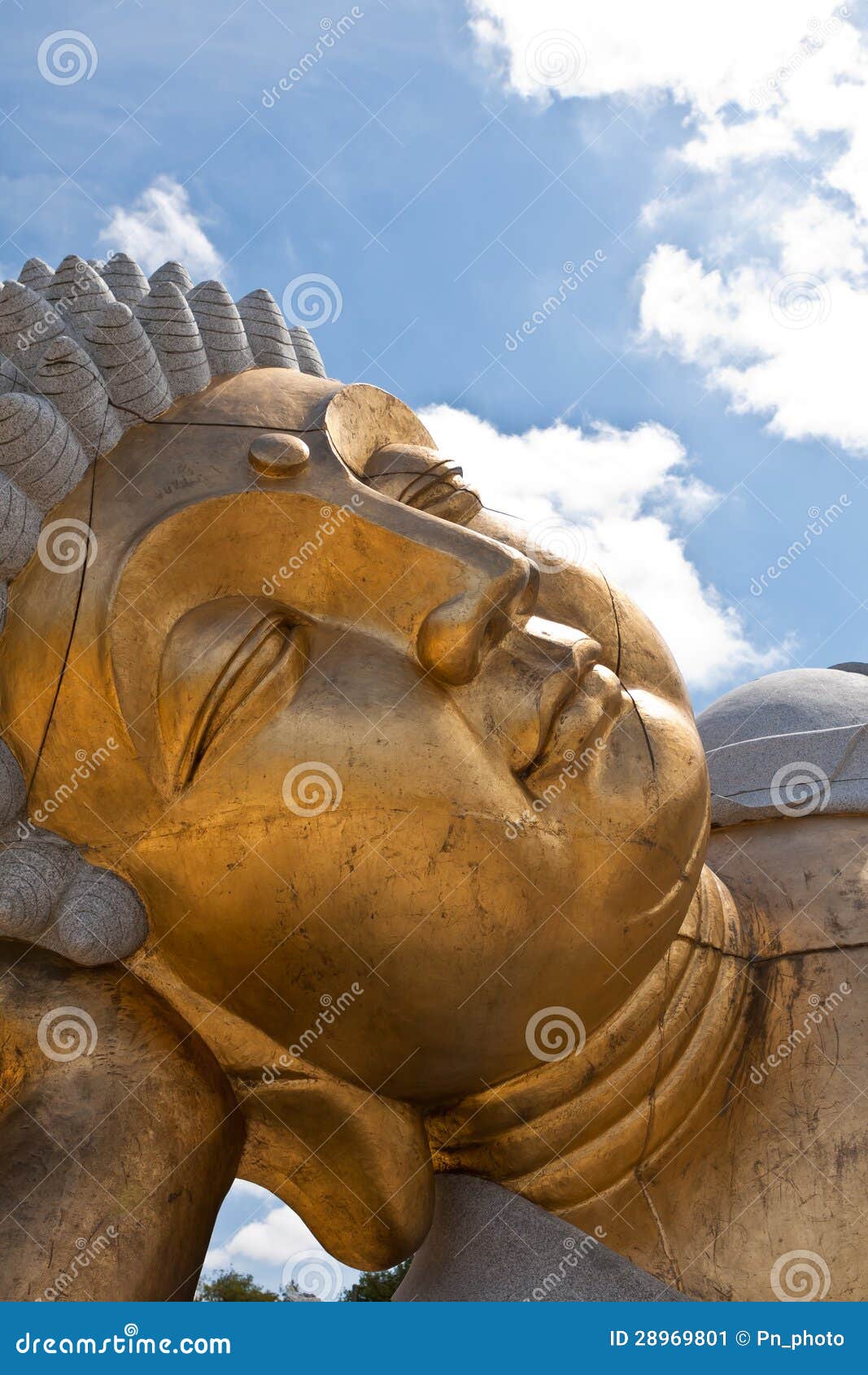 Ancient buddha statue stock image. Image of asia, white - 28969801
