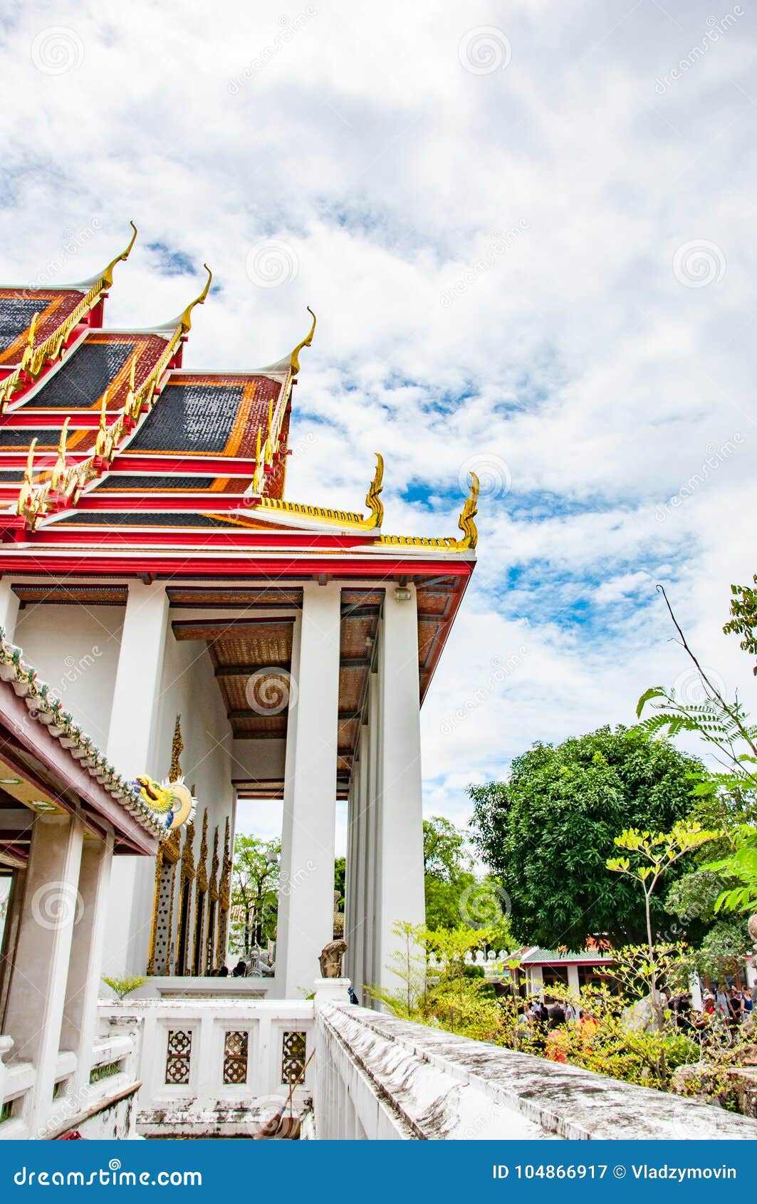 Ancient Buddha Temple and Cloudy Sky Editorial Photography - Image of ...