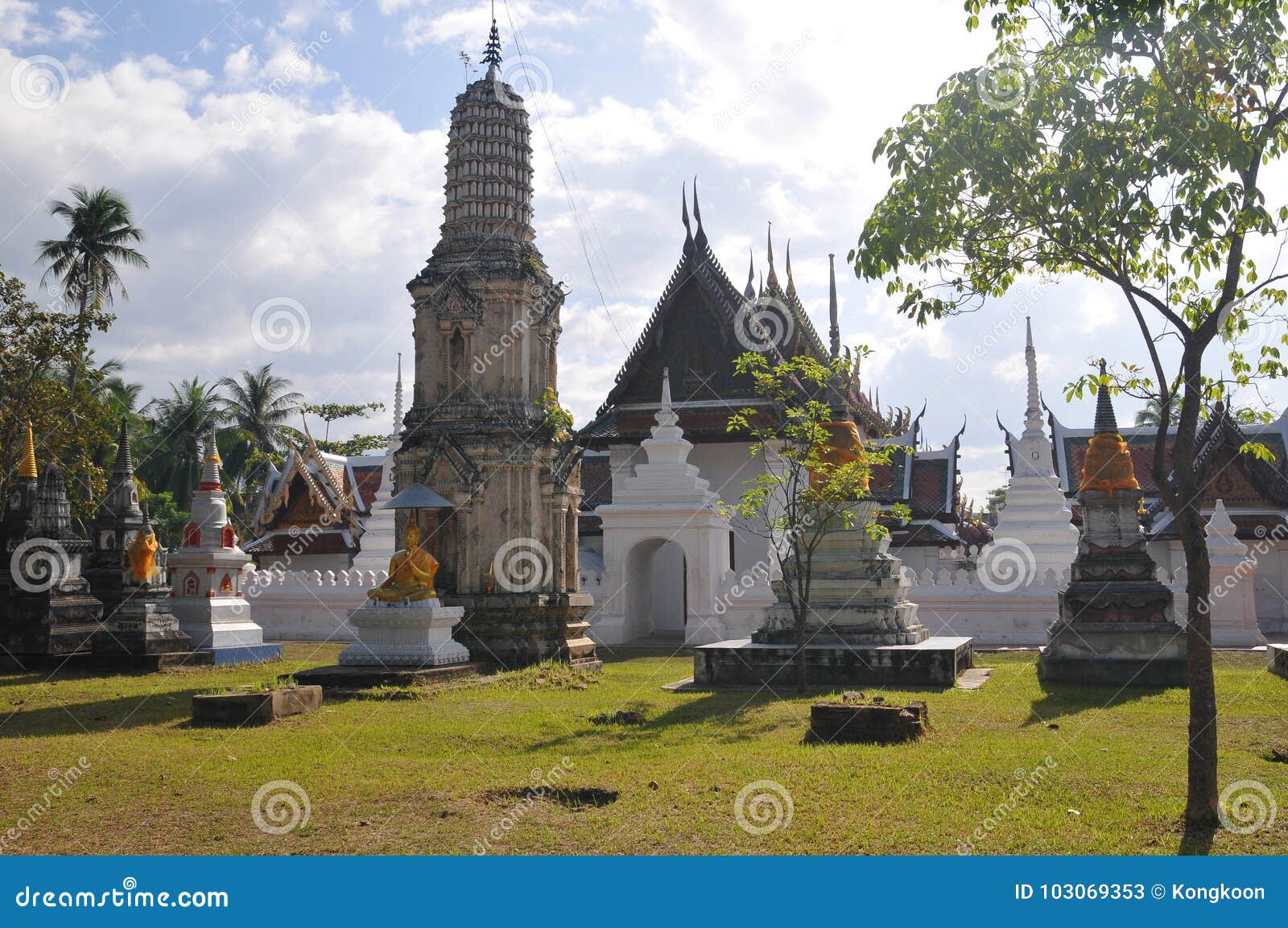 Ancient Buddhist Temple stock image. Image of ancient - 103069353