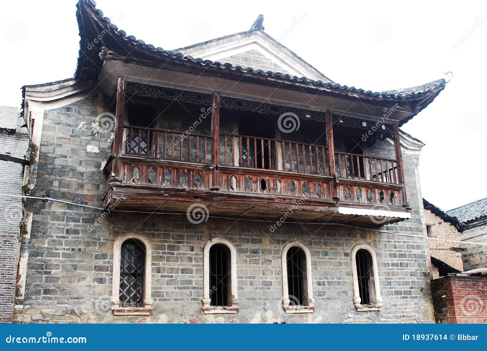 Ancient building stock photo. Image of china, gray, landscape - 18937614