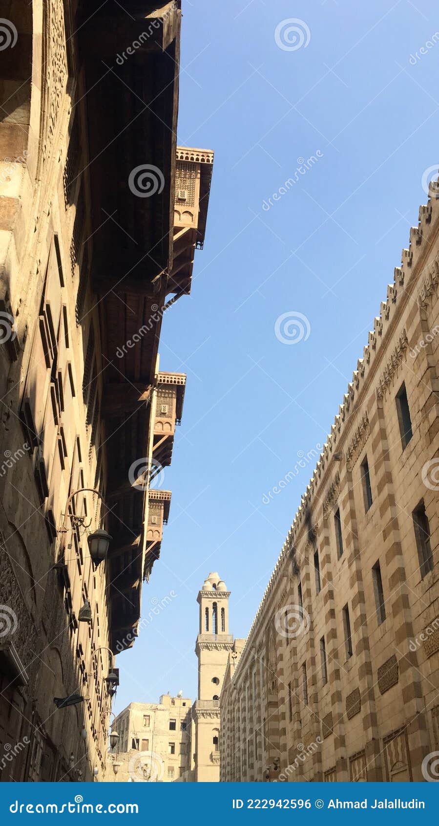 Ancient Building Architecture in the Islamic Era of Egypt Stock Photo ...