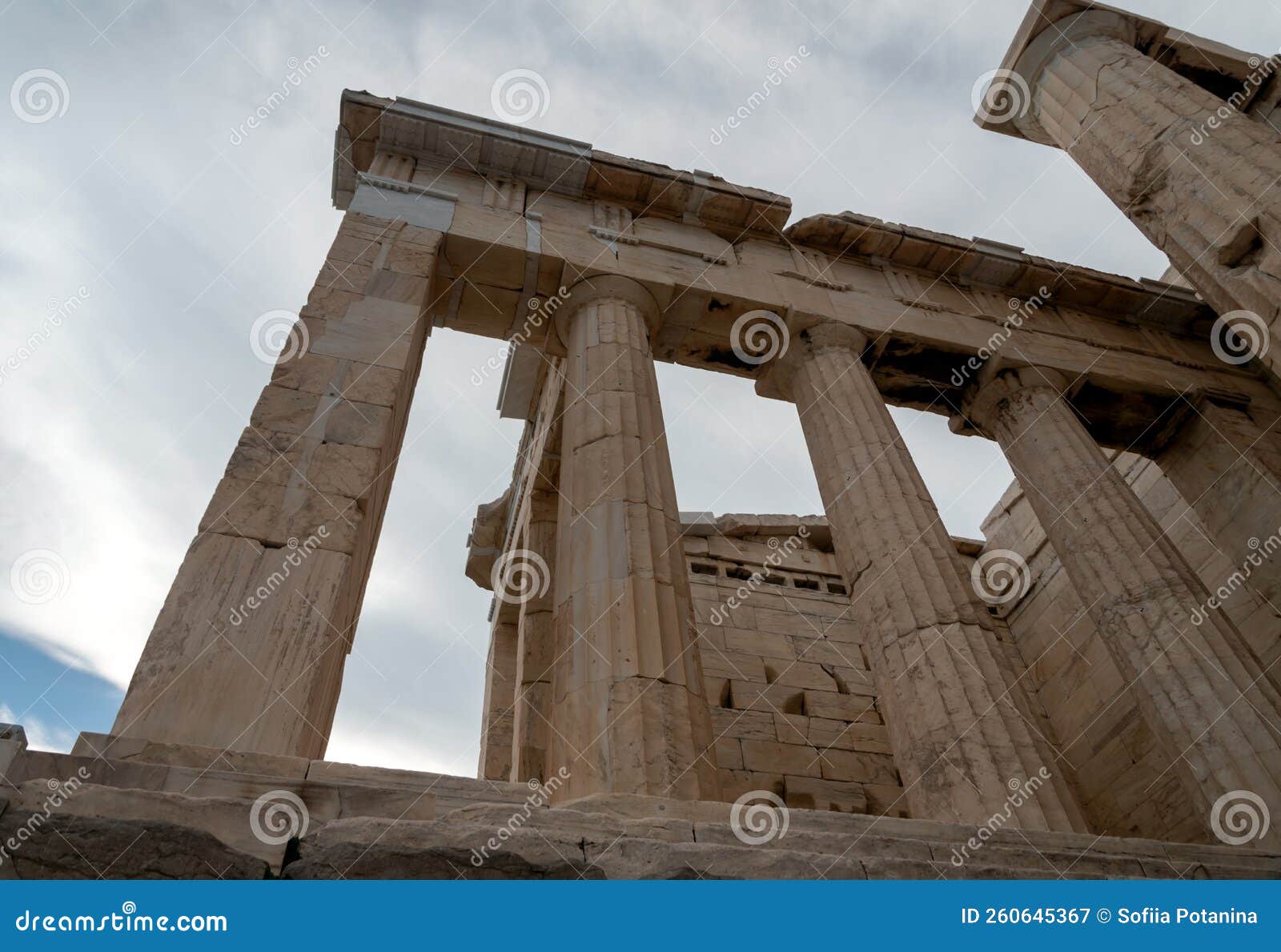 Ancient Building in Athens Greece Stock Image - Image of tour, history ...