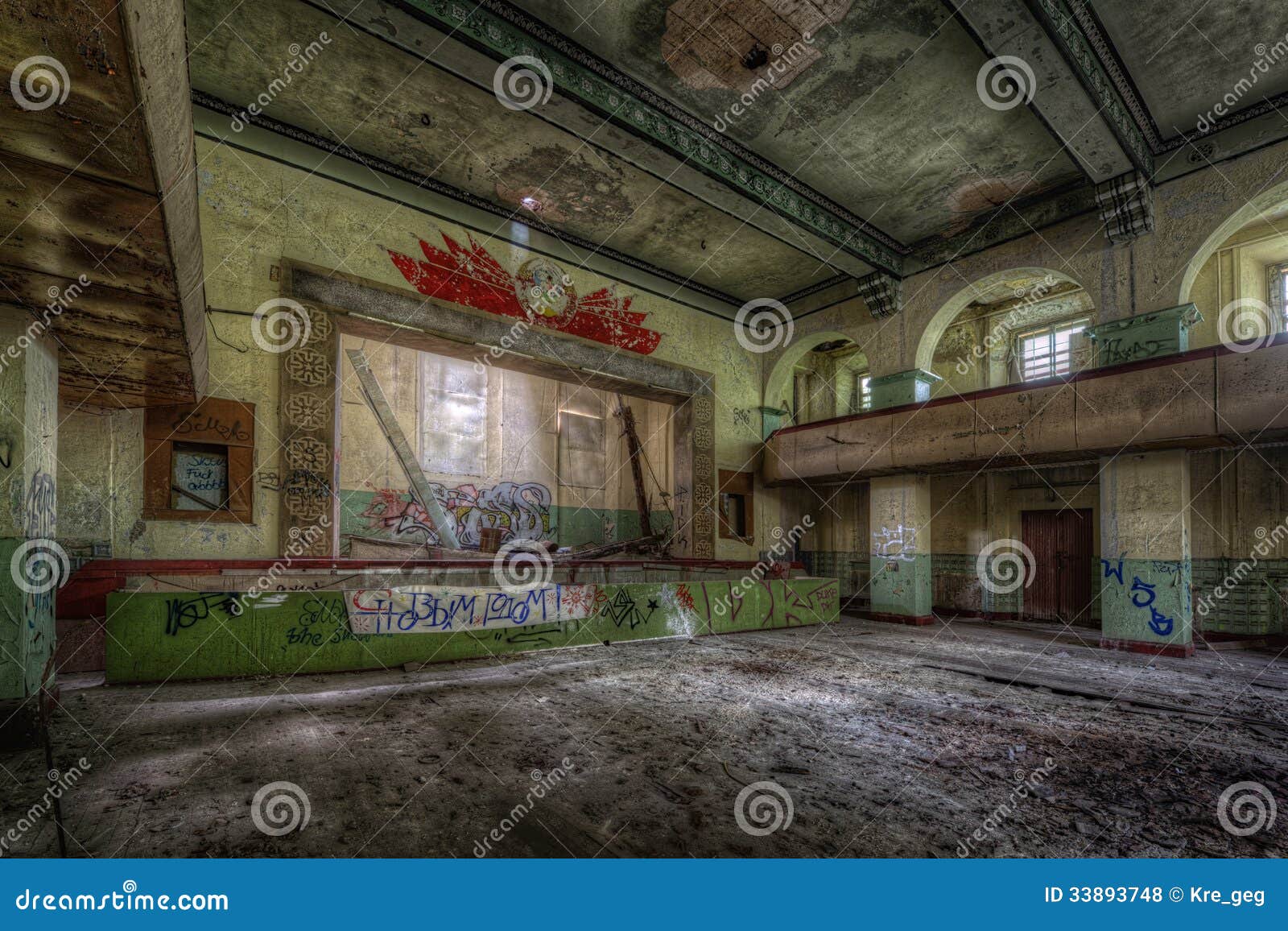 Ancient building stock photo. Image of dirty, inside - 33893748