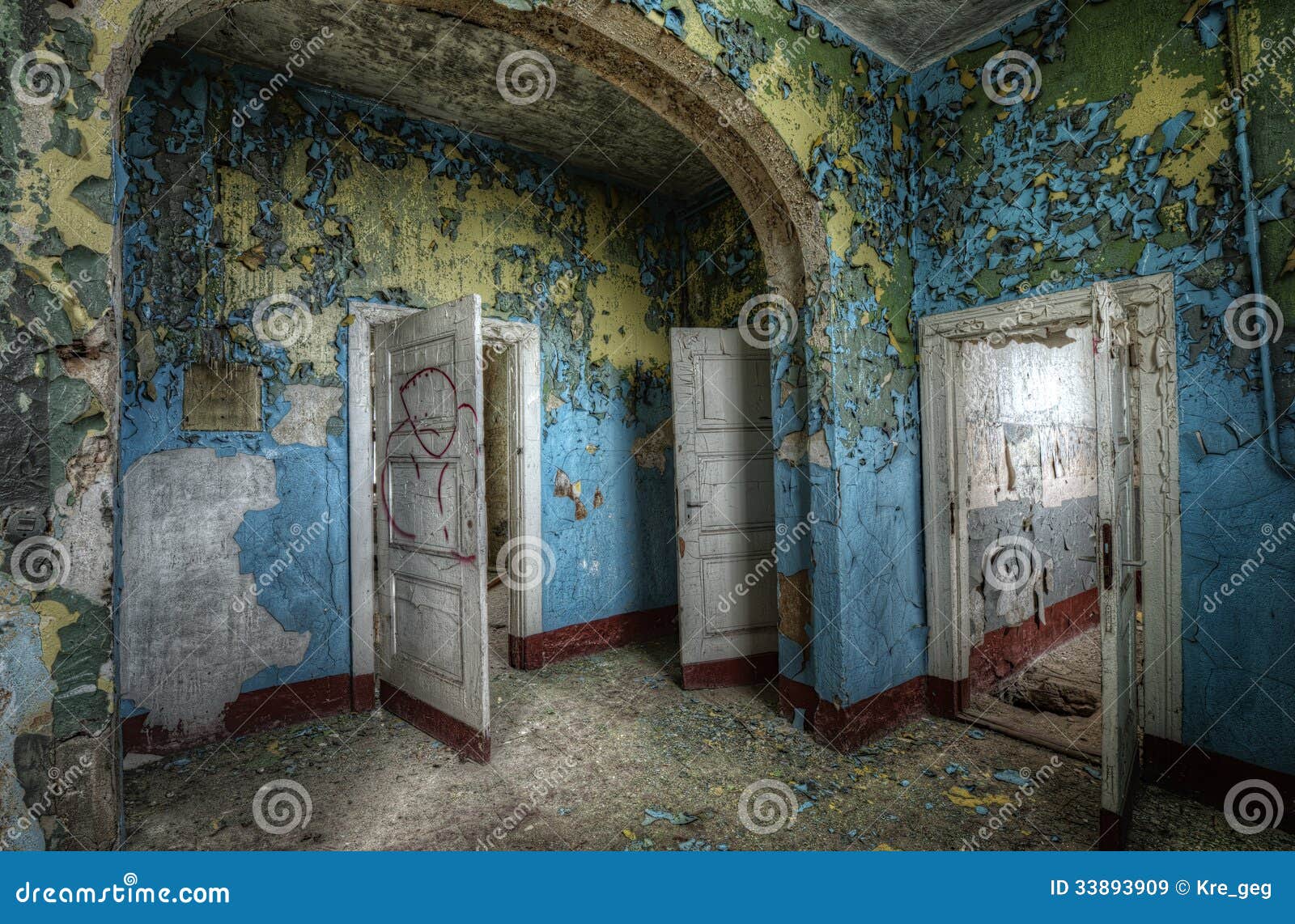 Ancient building stock image. Image of abandoned, aged - 33893909