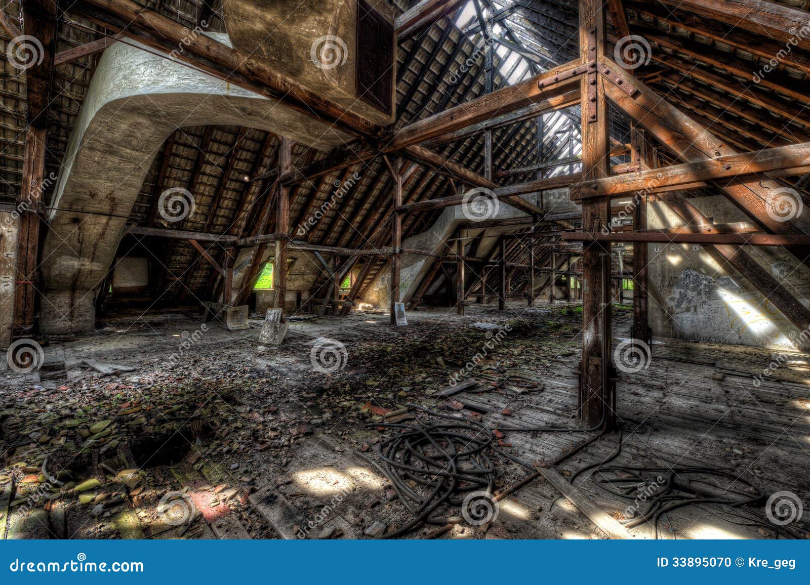 Ancient building stock photo. Image of roof, damage, ruin - 33895070