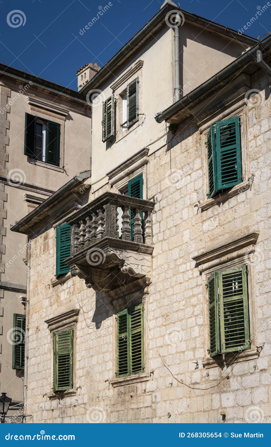 Architecture in Kotor Old Town in Montenegro Stock Photo - Image of ...