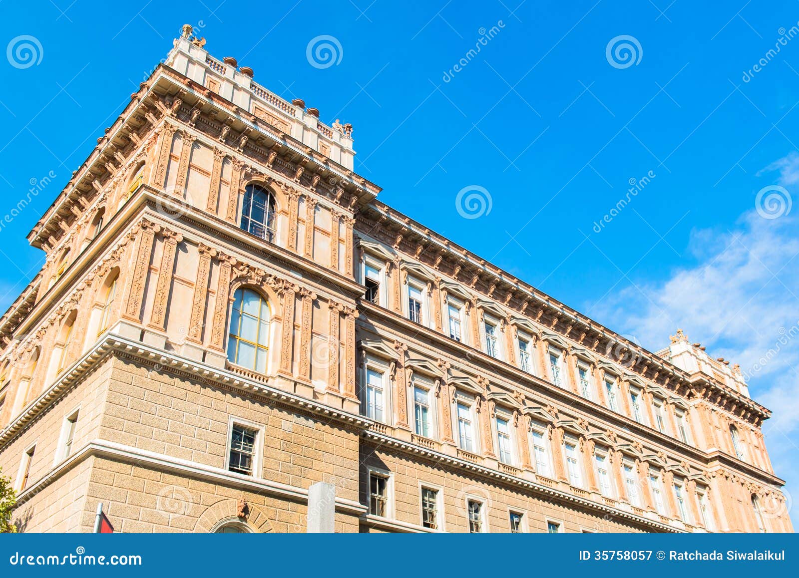 An Ancient Building in the Middle of Vienna, Austria Stock Image ...