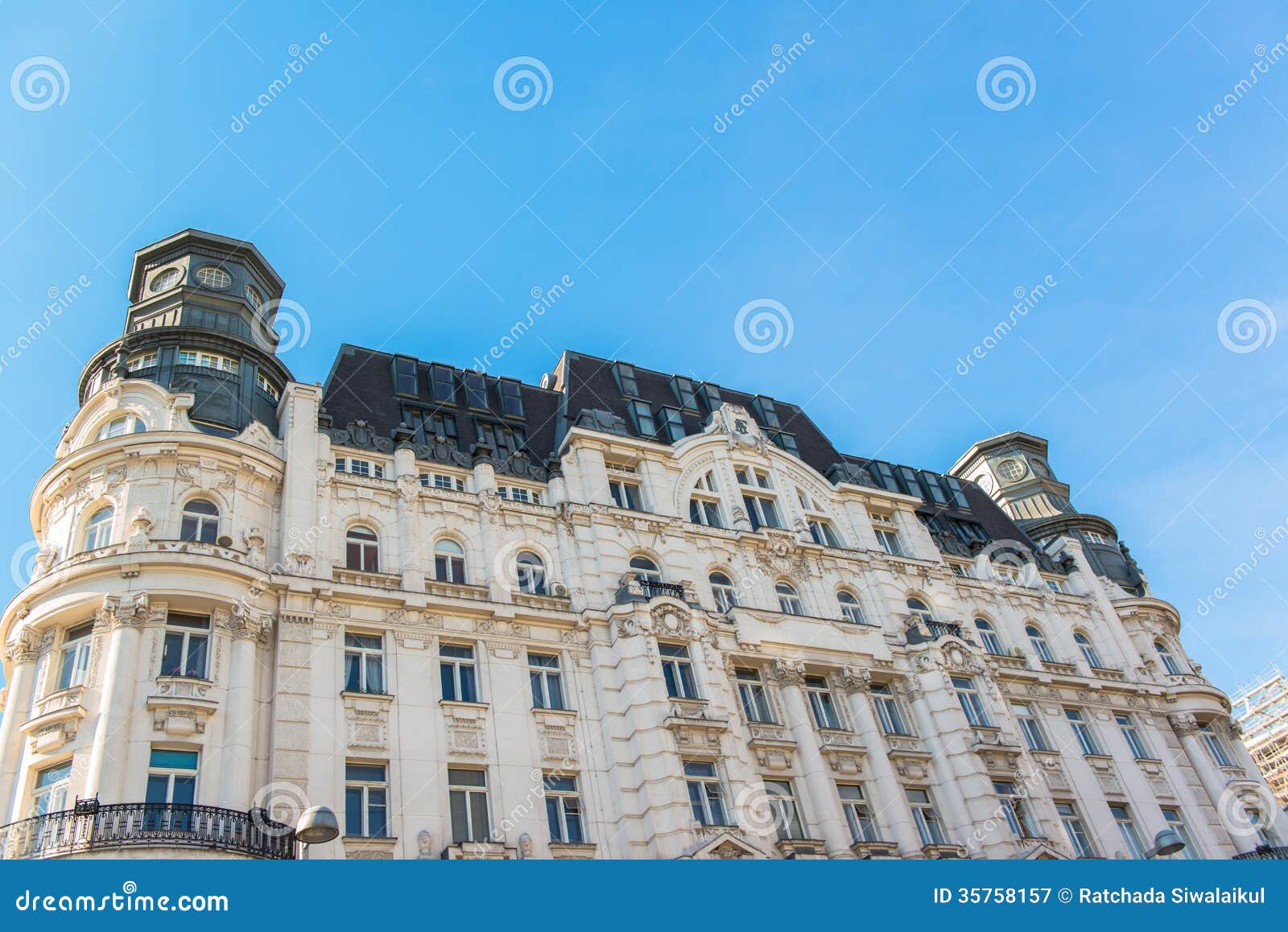 An Ancient Building in the Middle of Vienna, Austria Stock Image ...