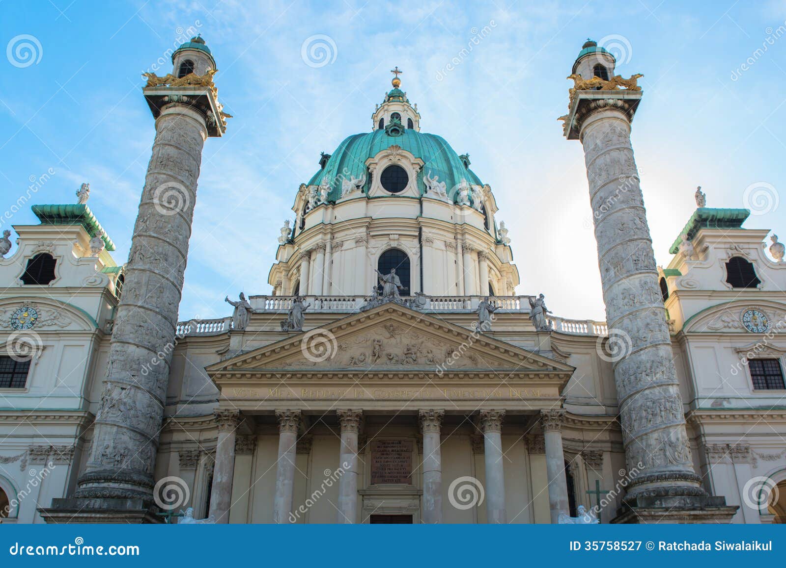 An Ancient Building in the Middle of Vienna, Austria Stock Image ...