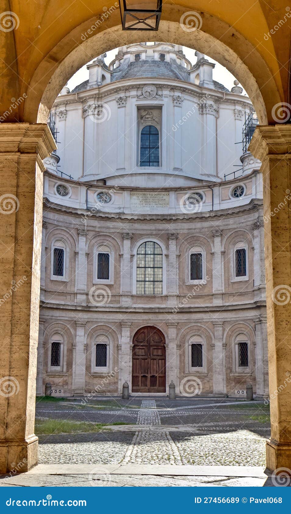 Ancient building in Rome stock image. Image of sunlight - 27456689