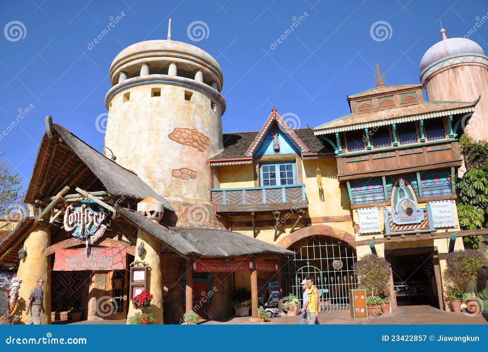 Ancient Building in Universal Orlando, FL, USA Editorial Photography ...