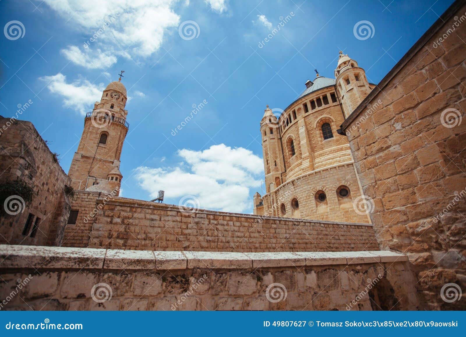 Ancient Buildings and the Blue Sky Stock Image - Image of christianity ...