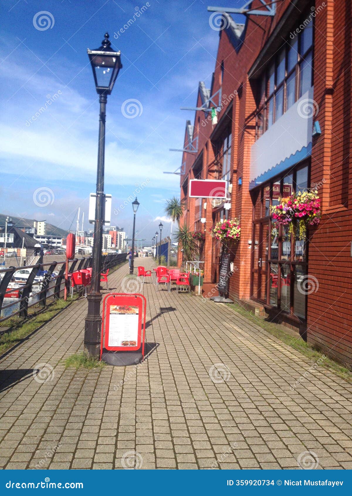 Ancient Buildings and Historic Streets of Modern British Cities Stock ...