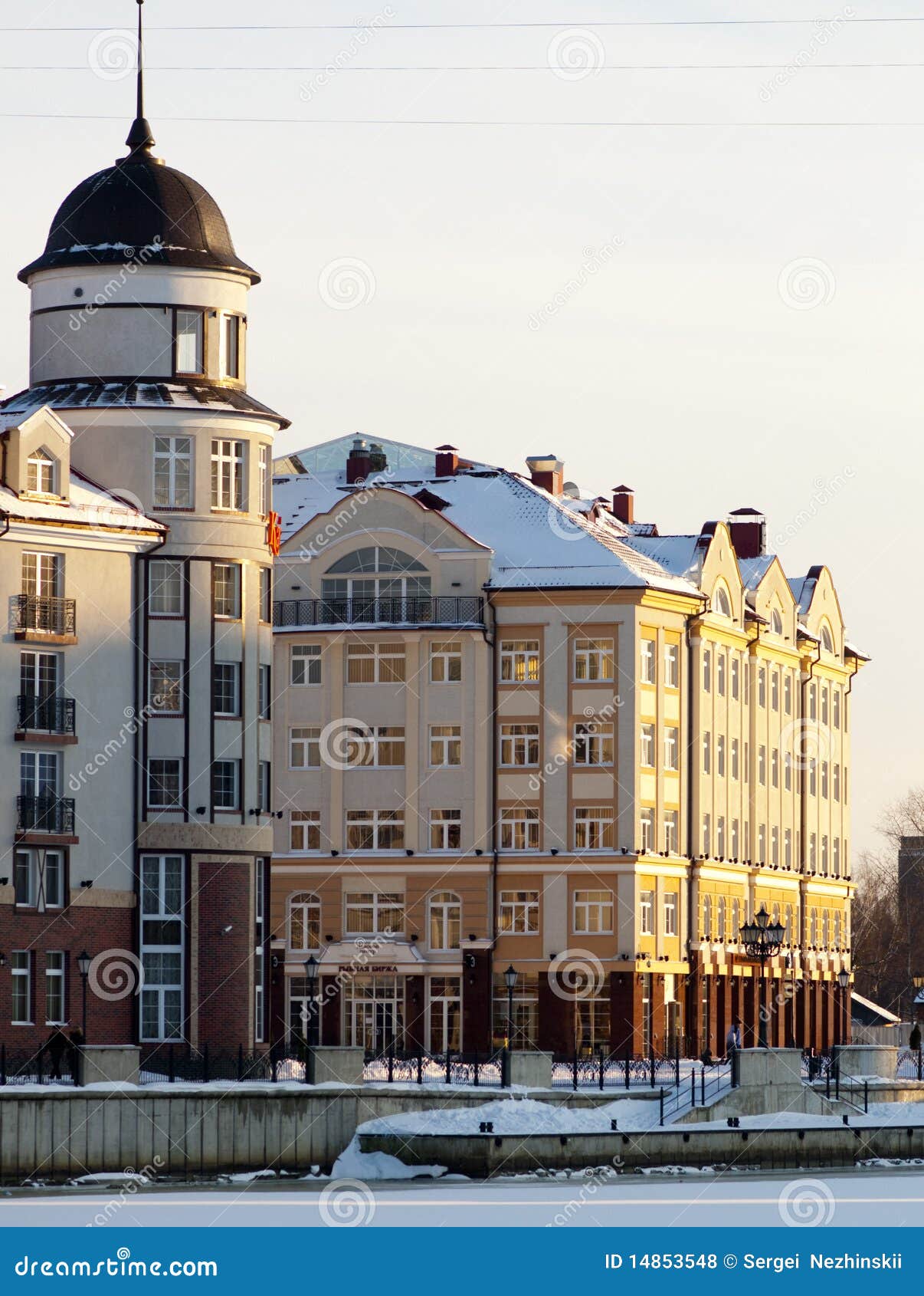 Ancient Buildings in Kaliningrad Stock Photo - Image of classical ...