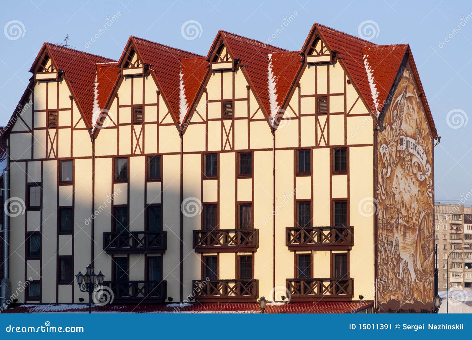 Ancient Buildings in Kaliningrad Stock Image - Image of baroque ...