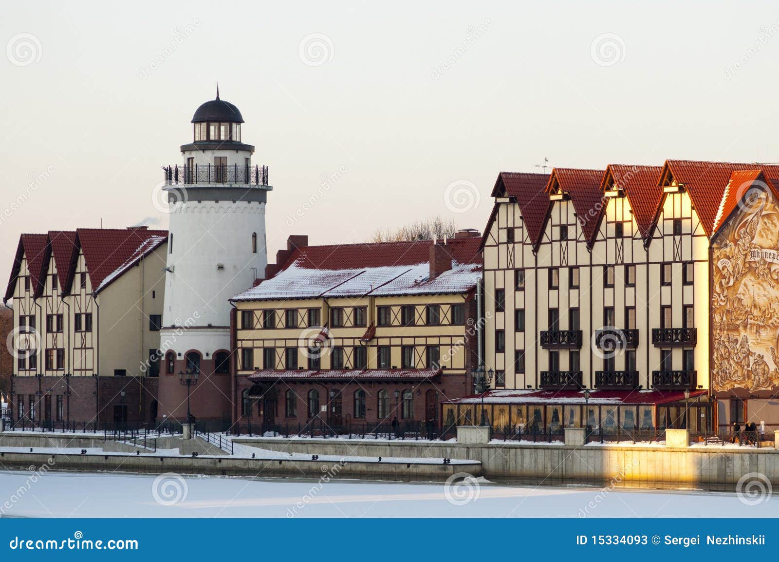 Ancient Buildings in Kaliningrad Stock Image - Image of exterior ...