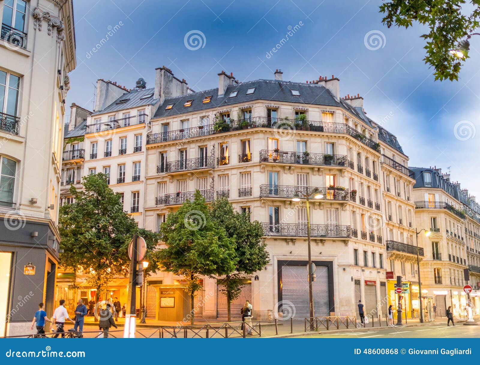 Ancient Buildings of Paris, France Stock Photo - Image of travel ...