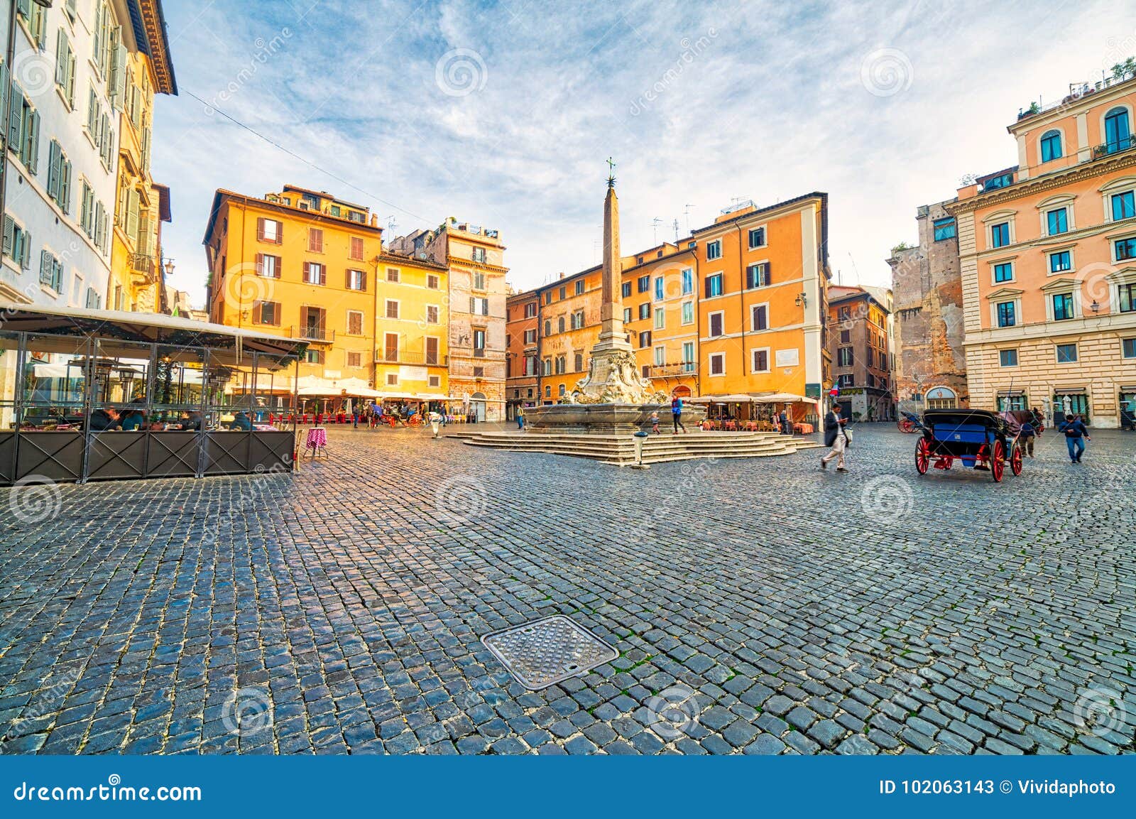 Square of Rome stock image. Image of landmarks, landscape - 102063143