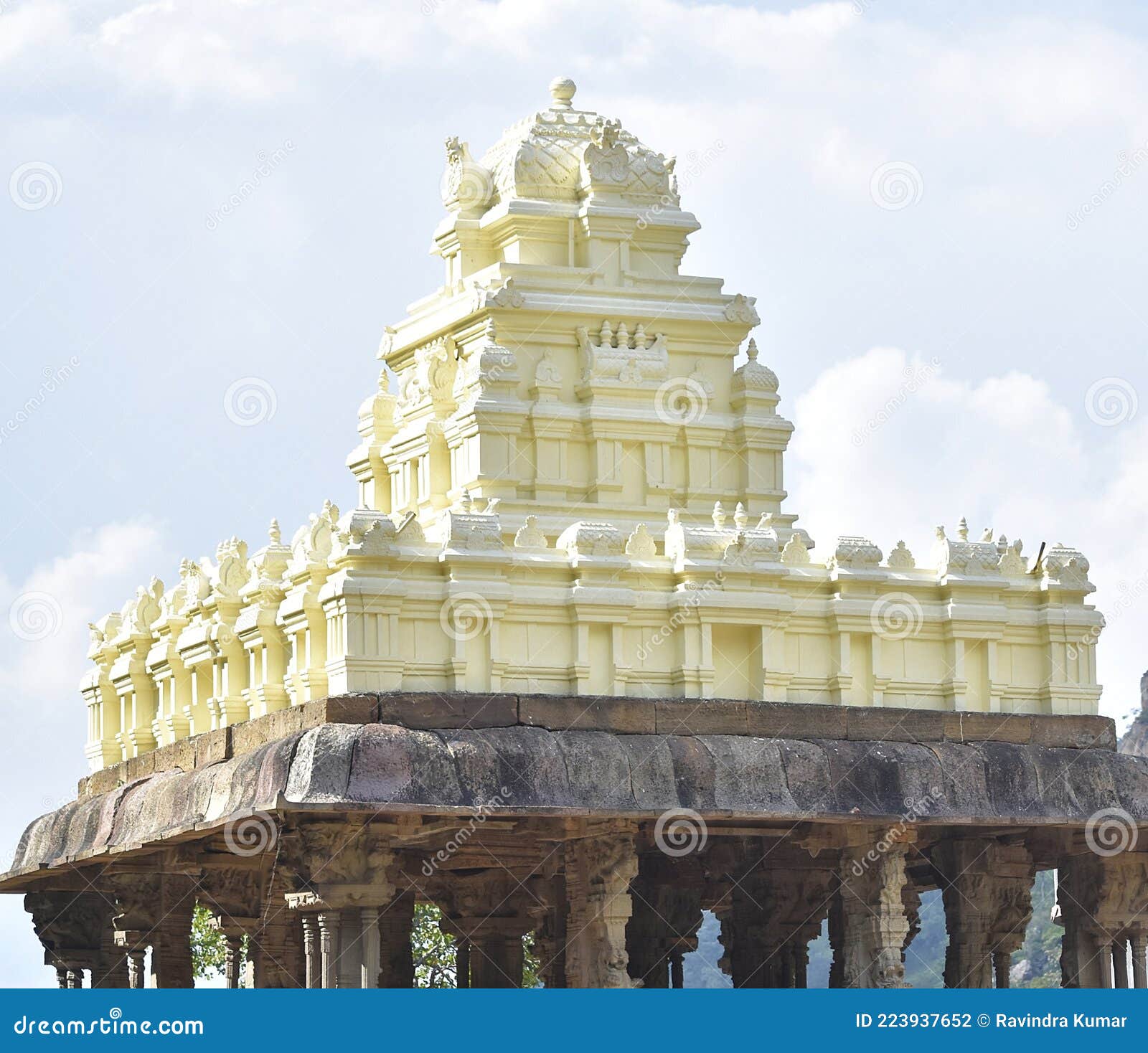 An Ancient Built Structure of Hindu Temple Stock Photo - Image of ...