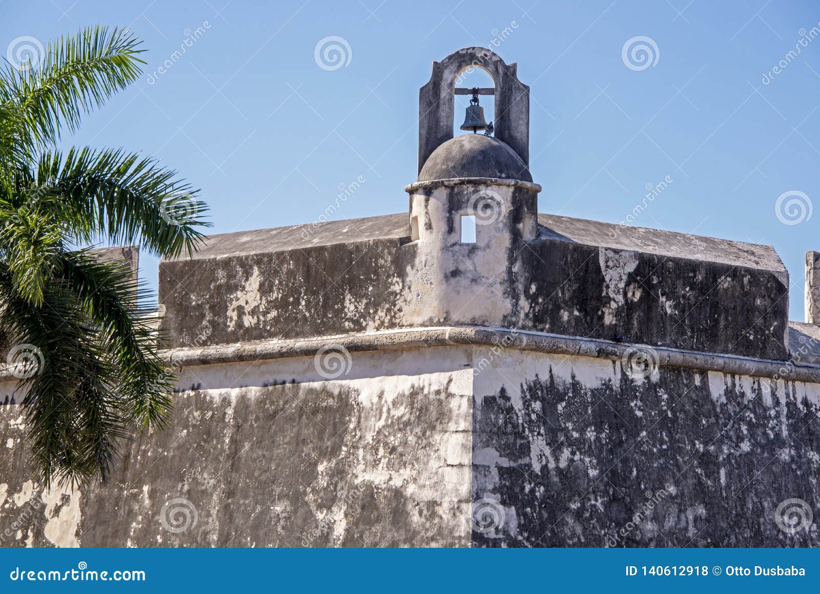 Ancient Bulwark with Watchtower Stock Photo - Image of historic ...