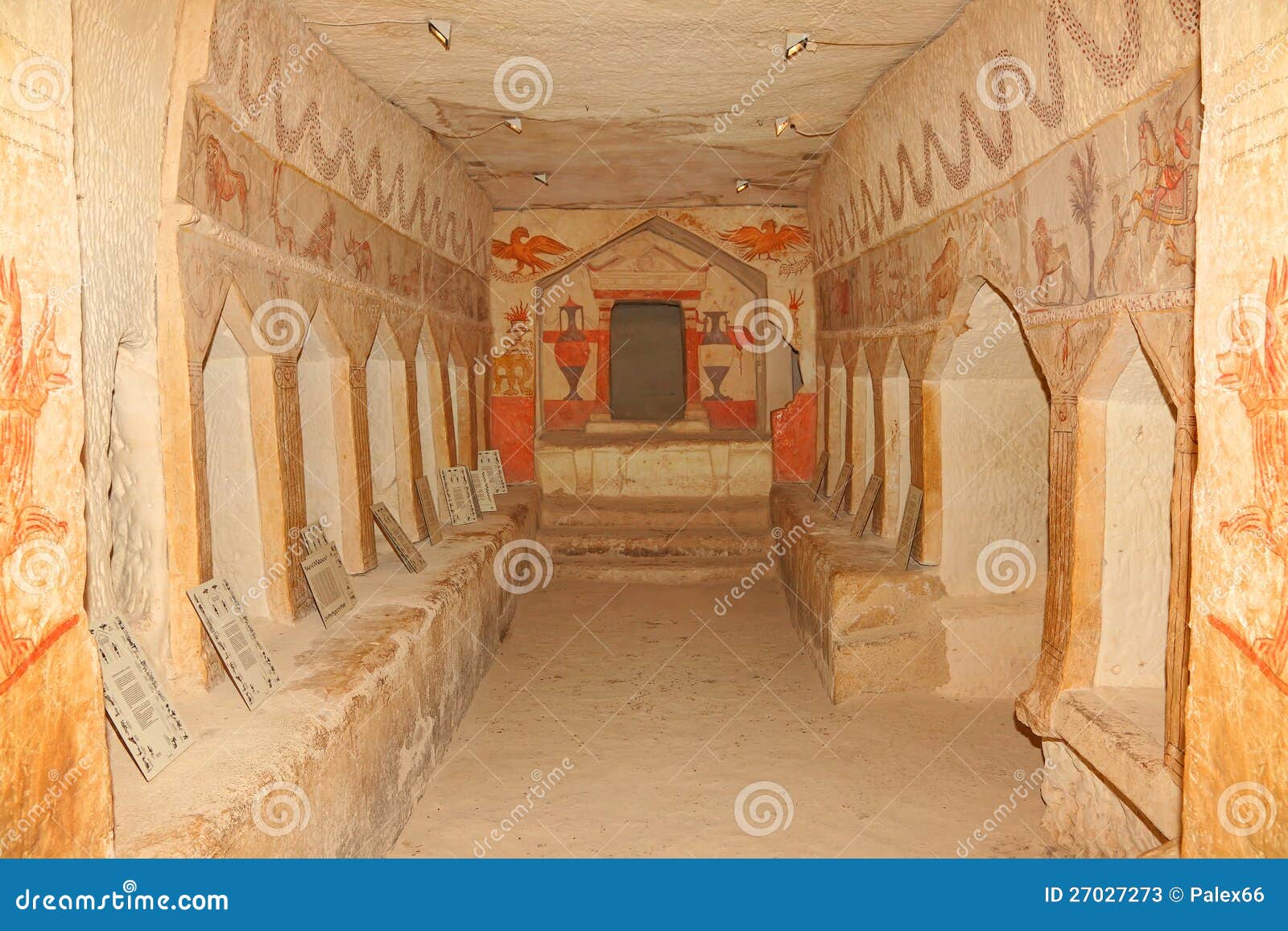 An Ancient Burial Cave In Israel Royalty-Free Stock Photo ...