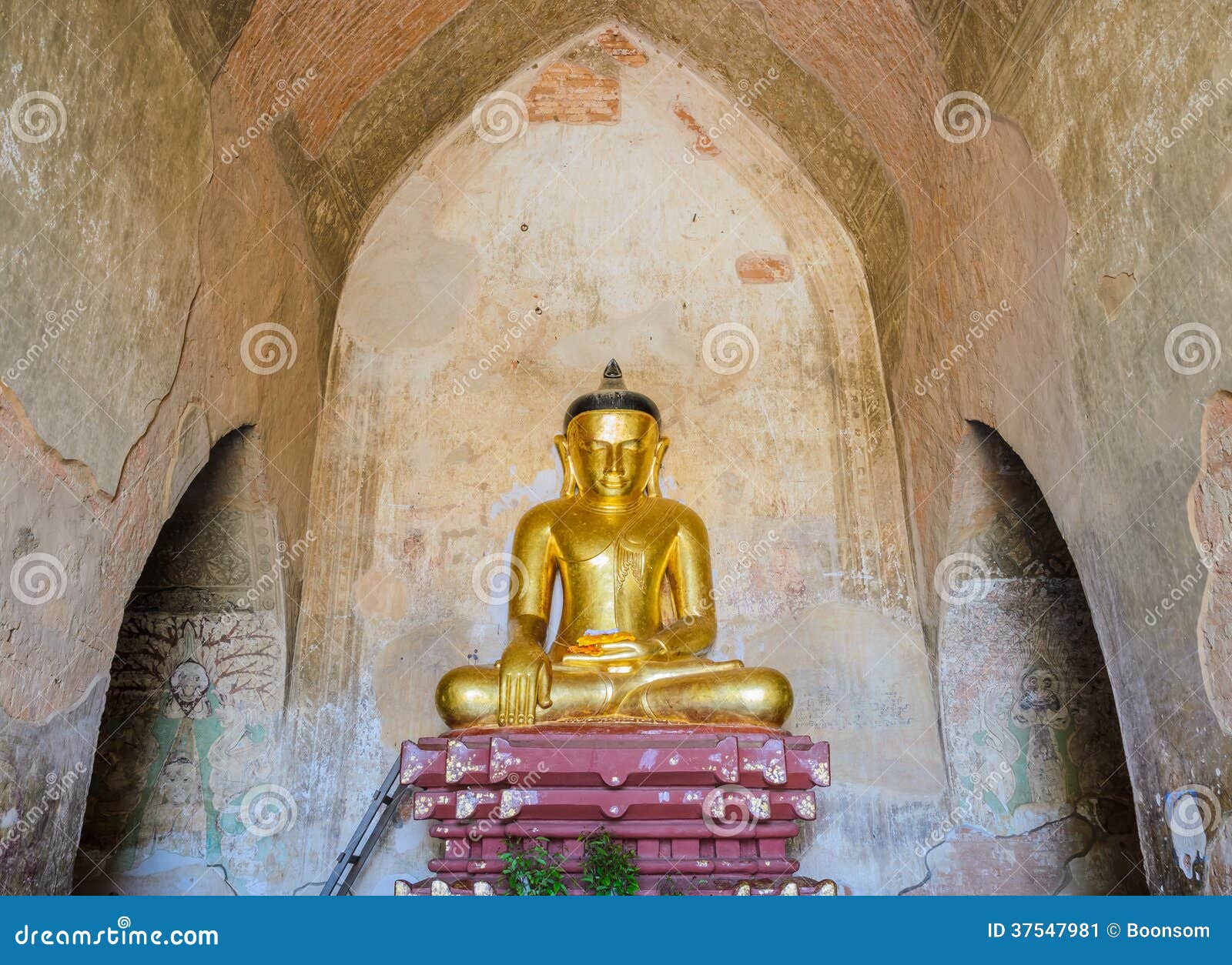 Ancient Burmese Buddha Image Stock Image - Image of culture, religion ...