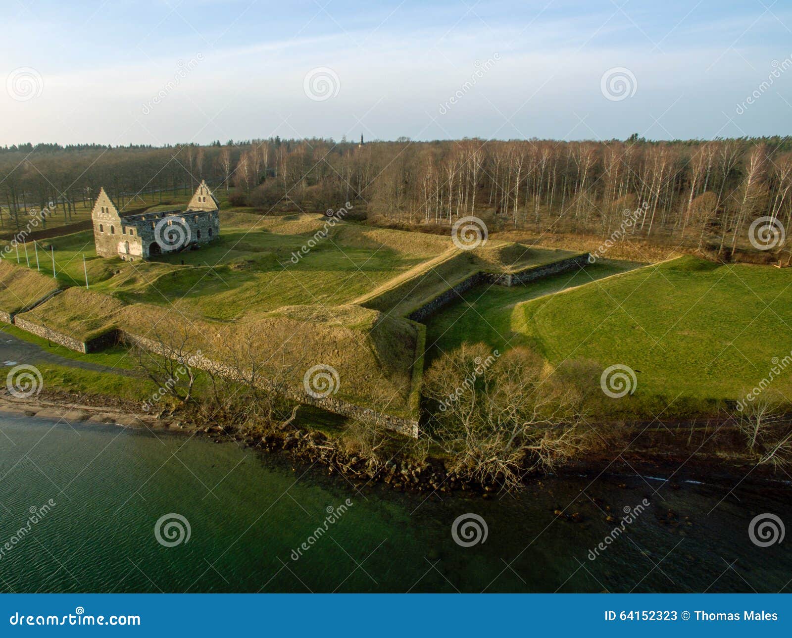 Ancient burned down castle stock image. Image of ruin - 64152323