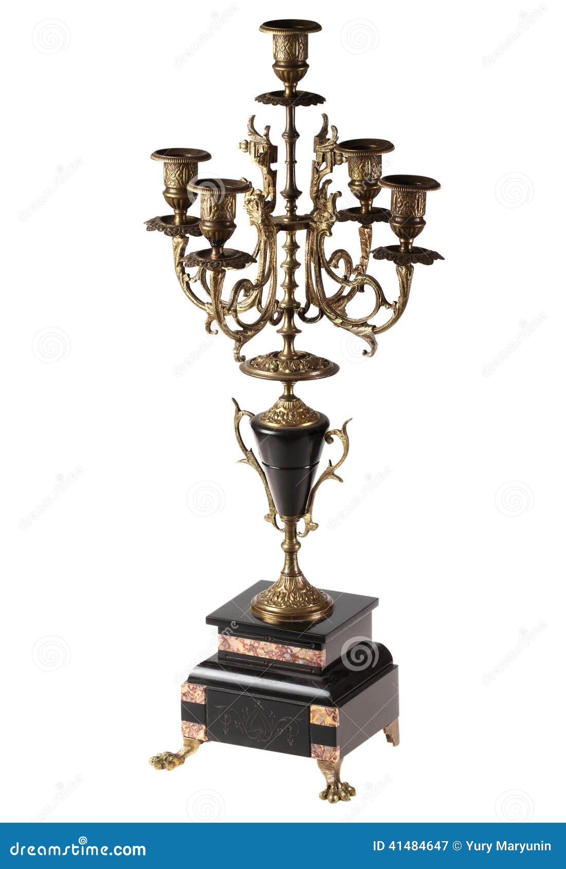 Ancient candlestick stock image. Image of work, five - 41484647