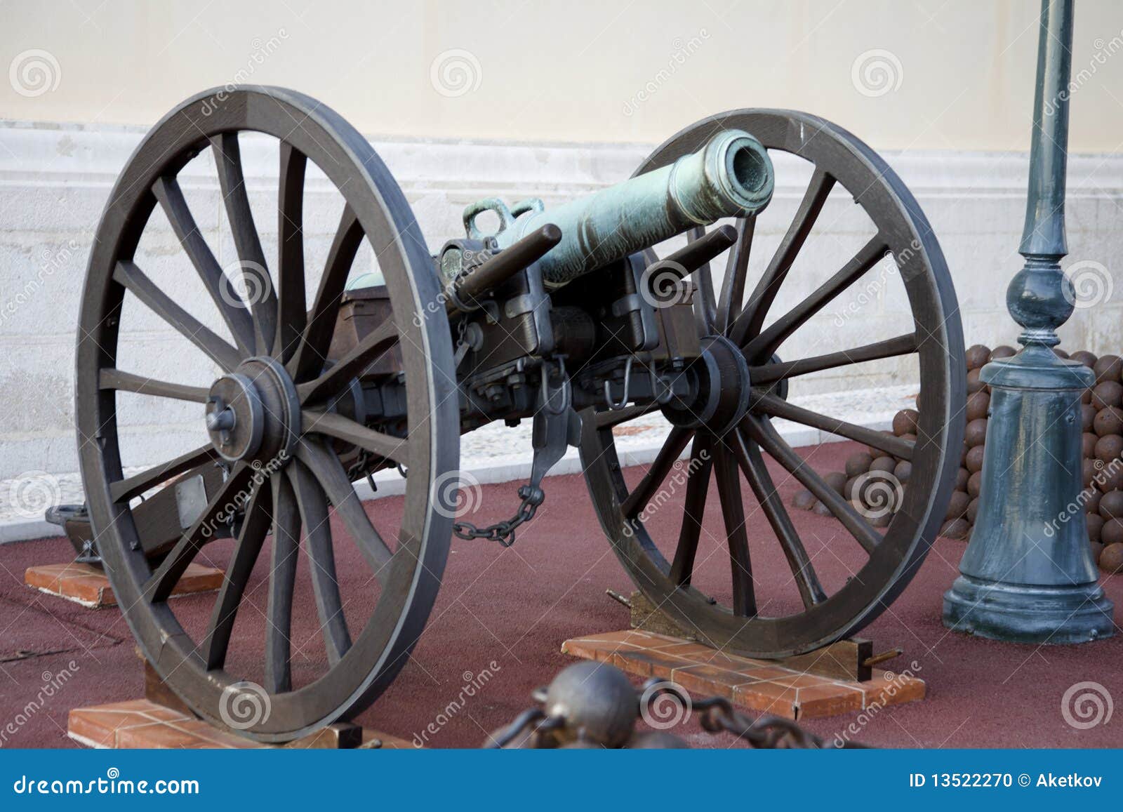 Ancient cannon stock photo. Image of history, vintage - 13522270