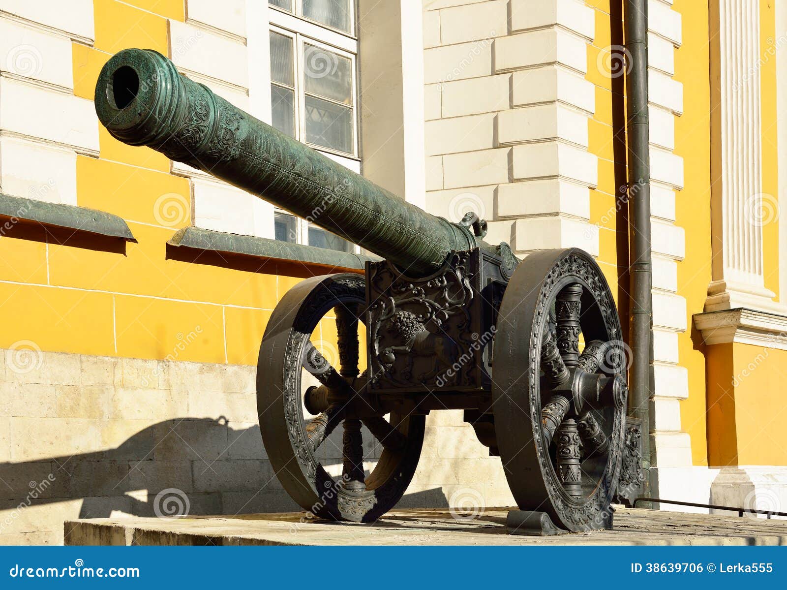 Ancient Cannon in Arsenal Building Stock Photo - Image of menacing ...