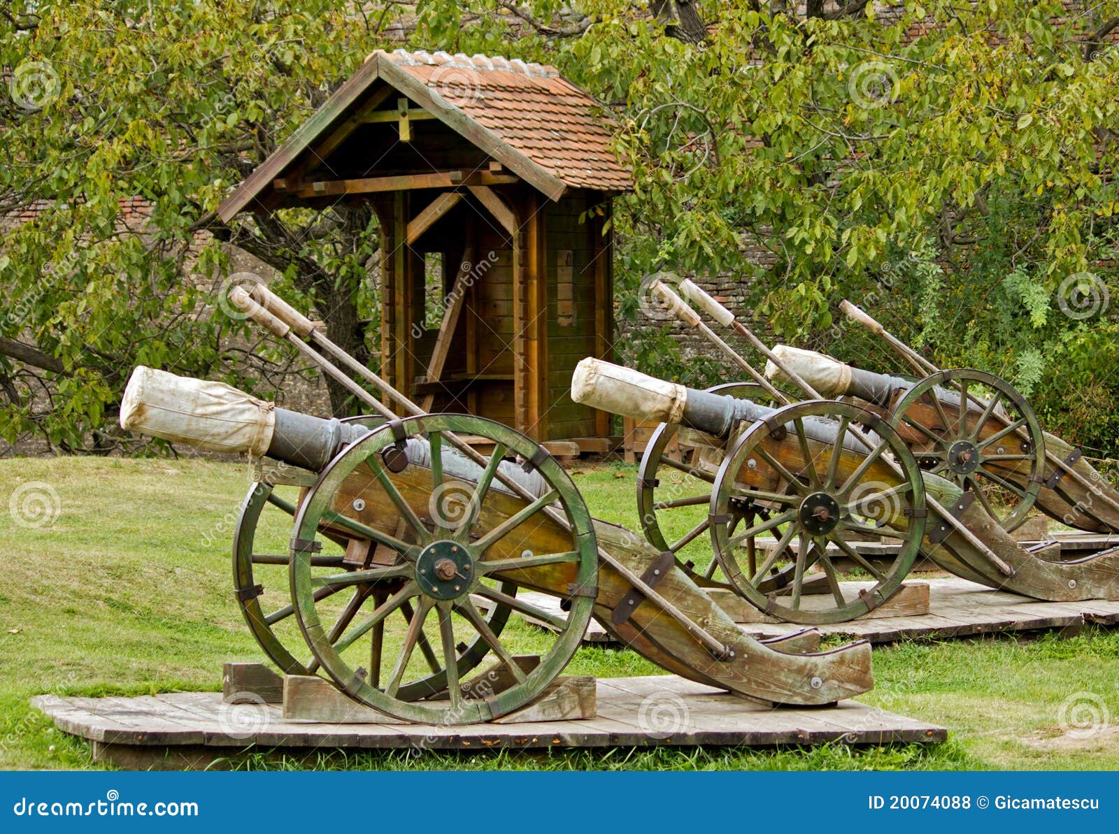 Ancient cannons stock photo. Image of barrel, bombs, iron - 20074088
