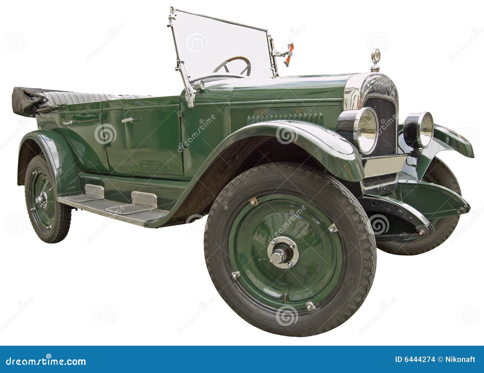 Ancient car. stock photo. Image of bumper, isolated, automobile - 6444274