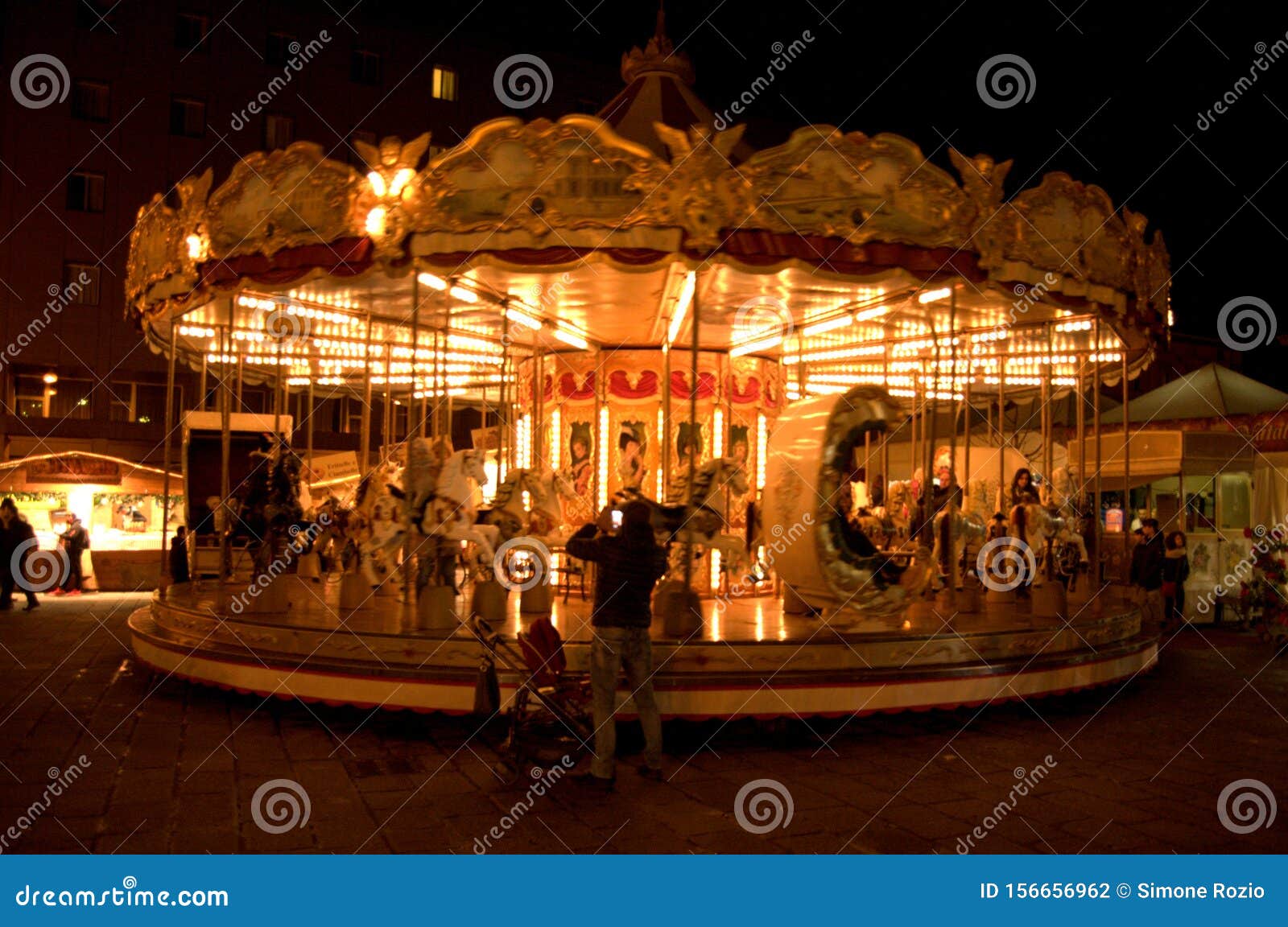 An Ancient Carousel Horse Royalty-Free Stock Photography ...