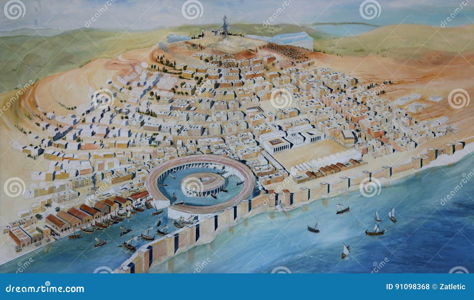 Inside Ancient Carthage Map