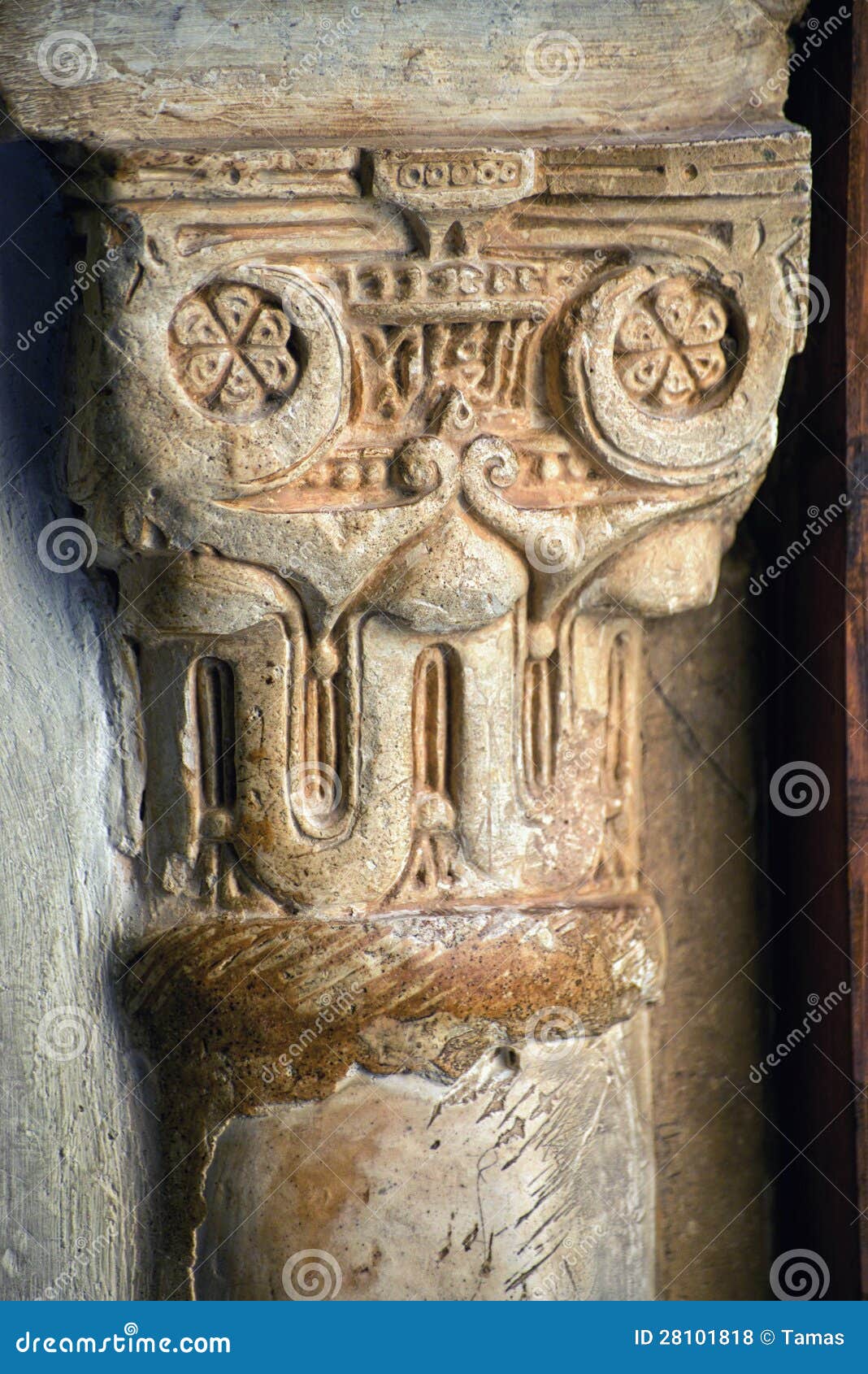 Ancient carved pillar stock photo. Image of aged, column - 28101818