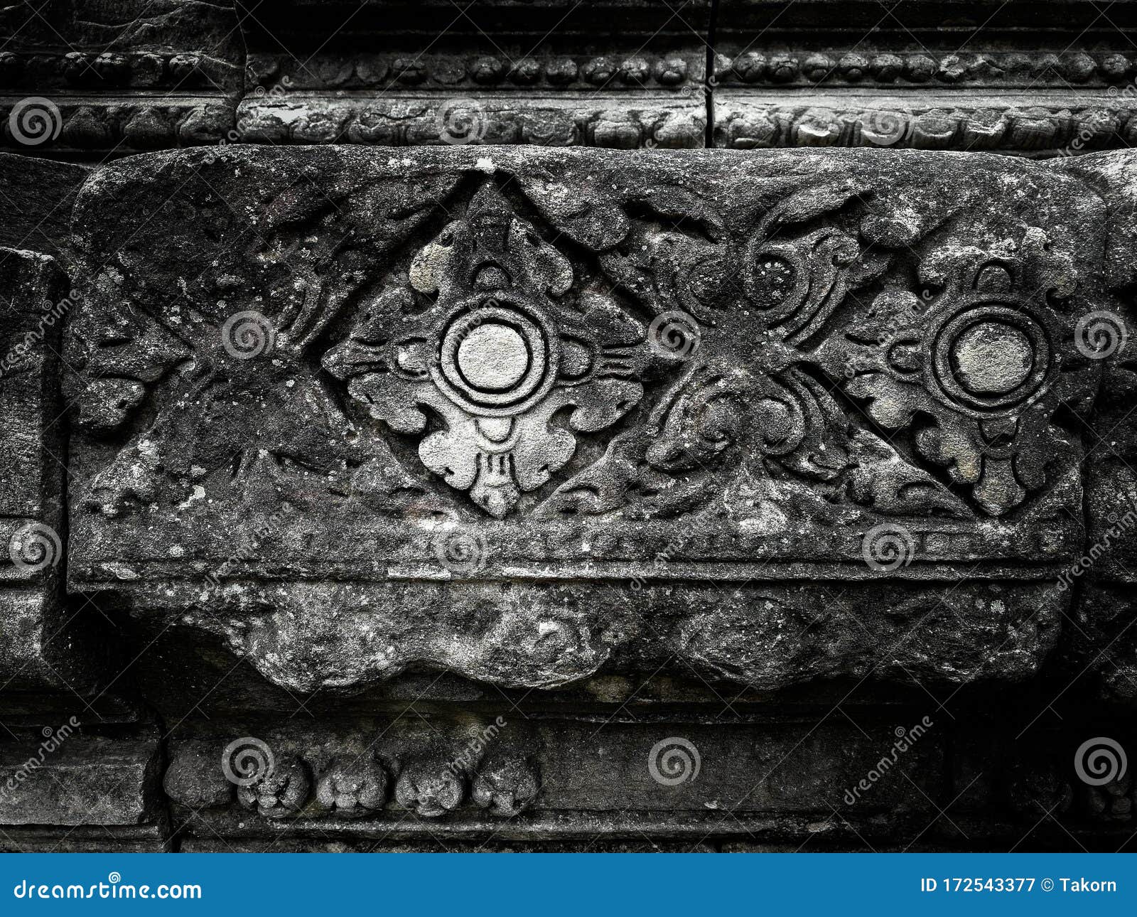 The Ancient Carving Pattern on the Old Wall is Perfect As a Background ...