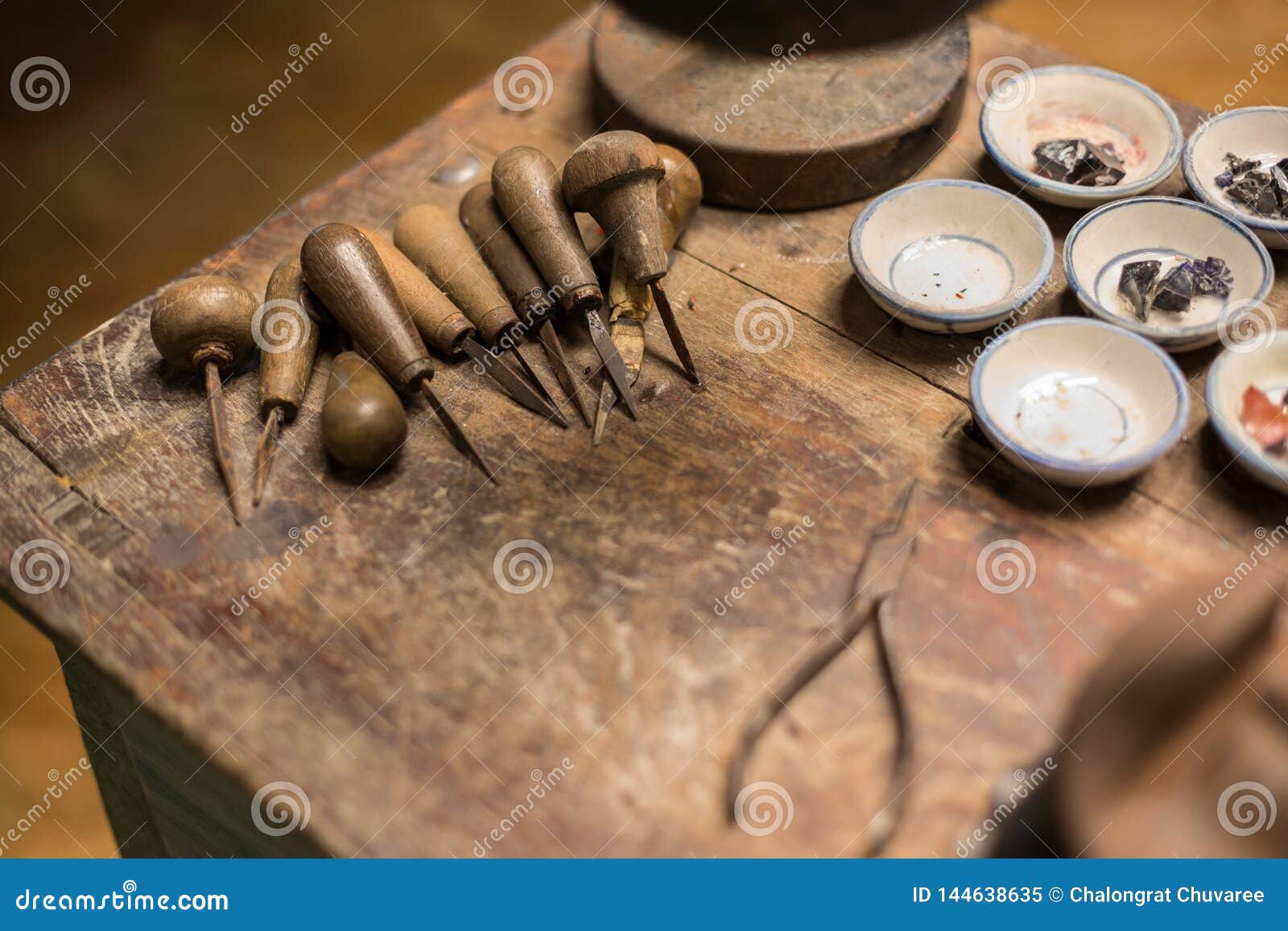 Ancient Carving tools stock image. Image of chisel, antique - 144638635