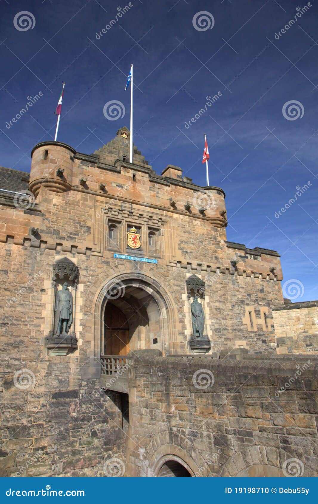 Ancient Castle in Edinburgh Stock Photo - Image of kingdom, culture ...