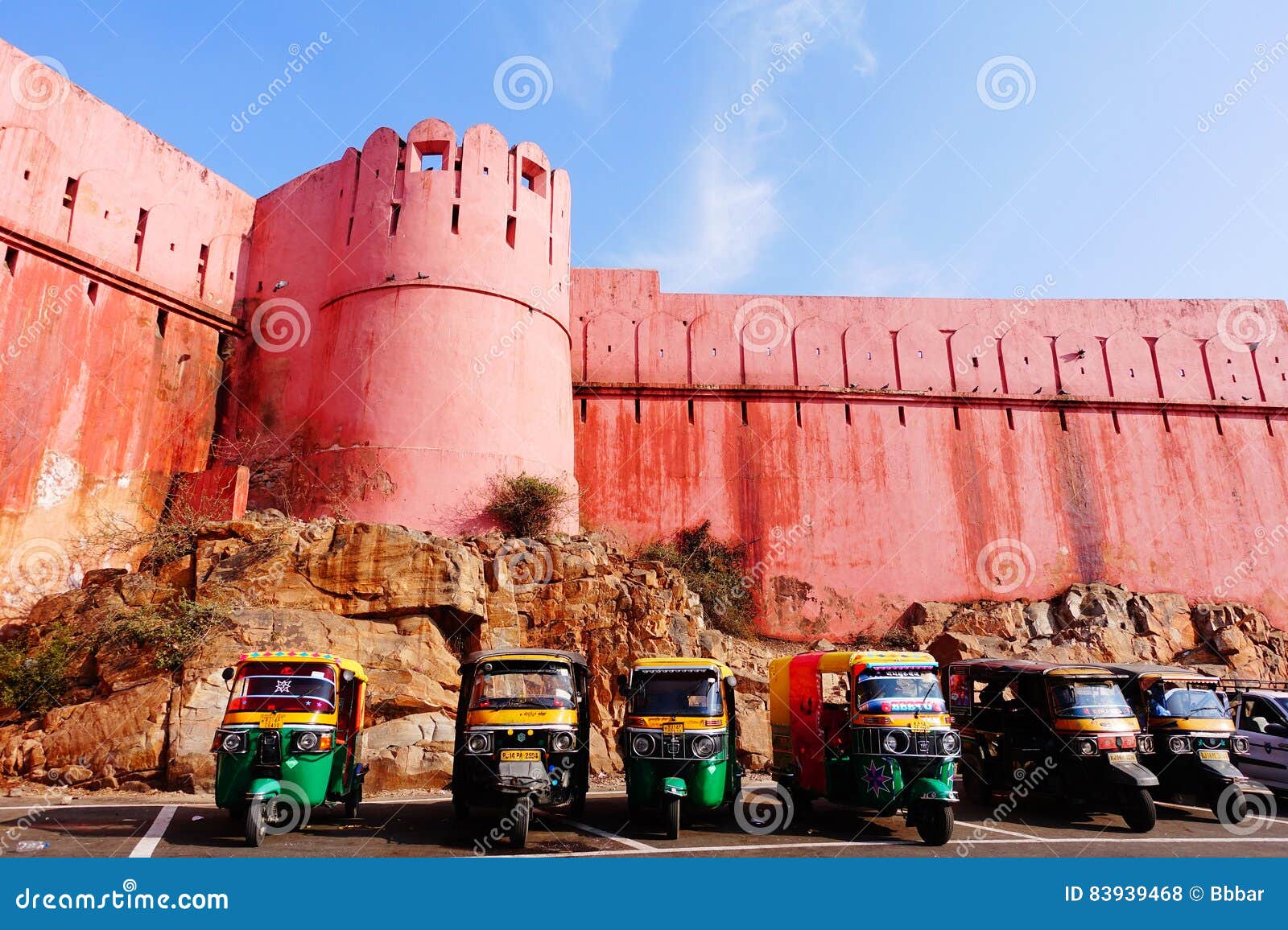 Ancient castle in India editorial stock photo. Image of motor - 83939468