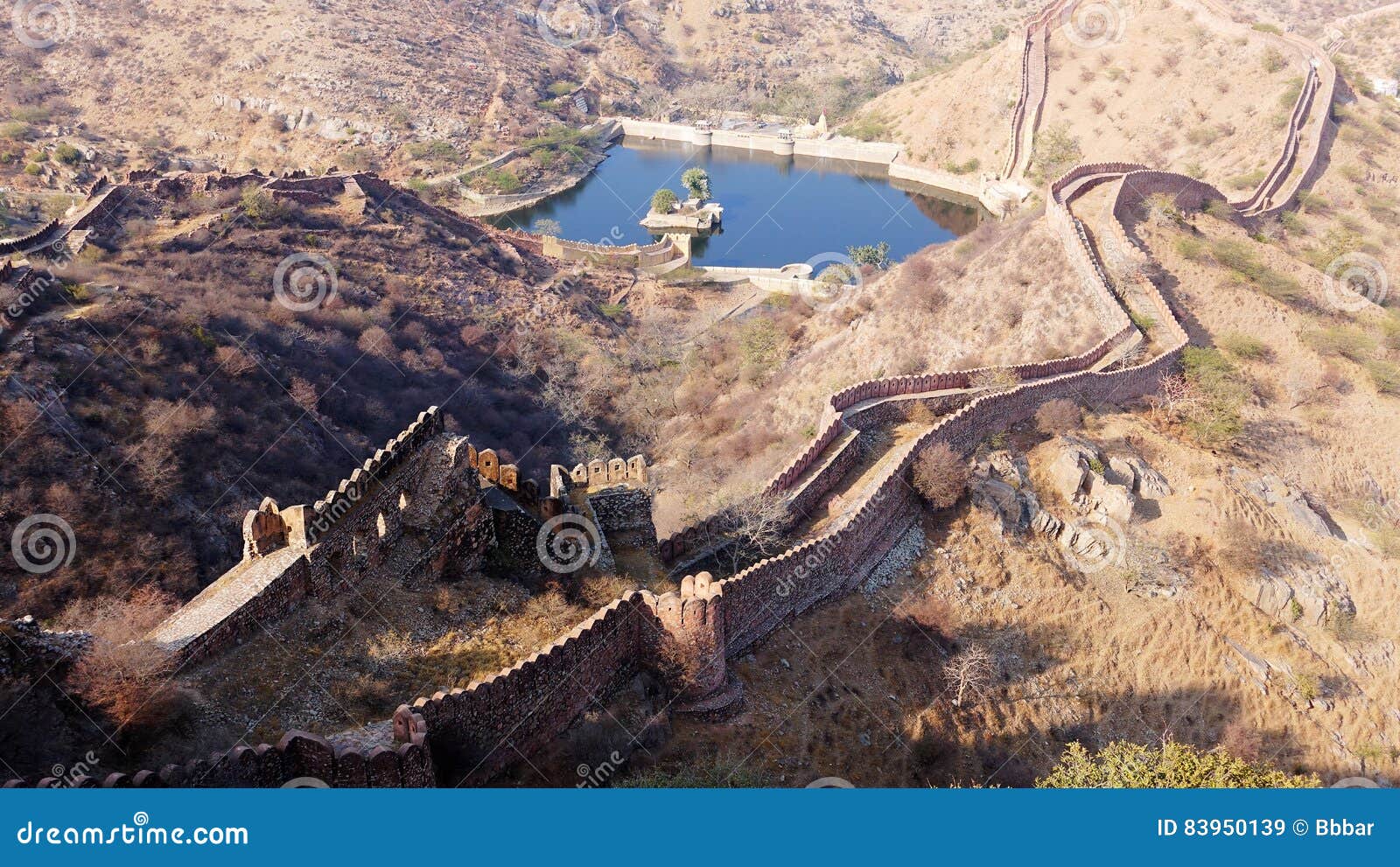 Ancient castle in India stock image. Image of architechture - 83950139