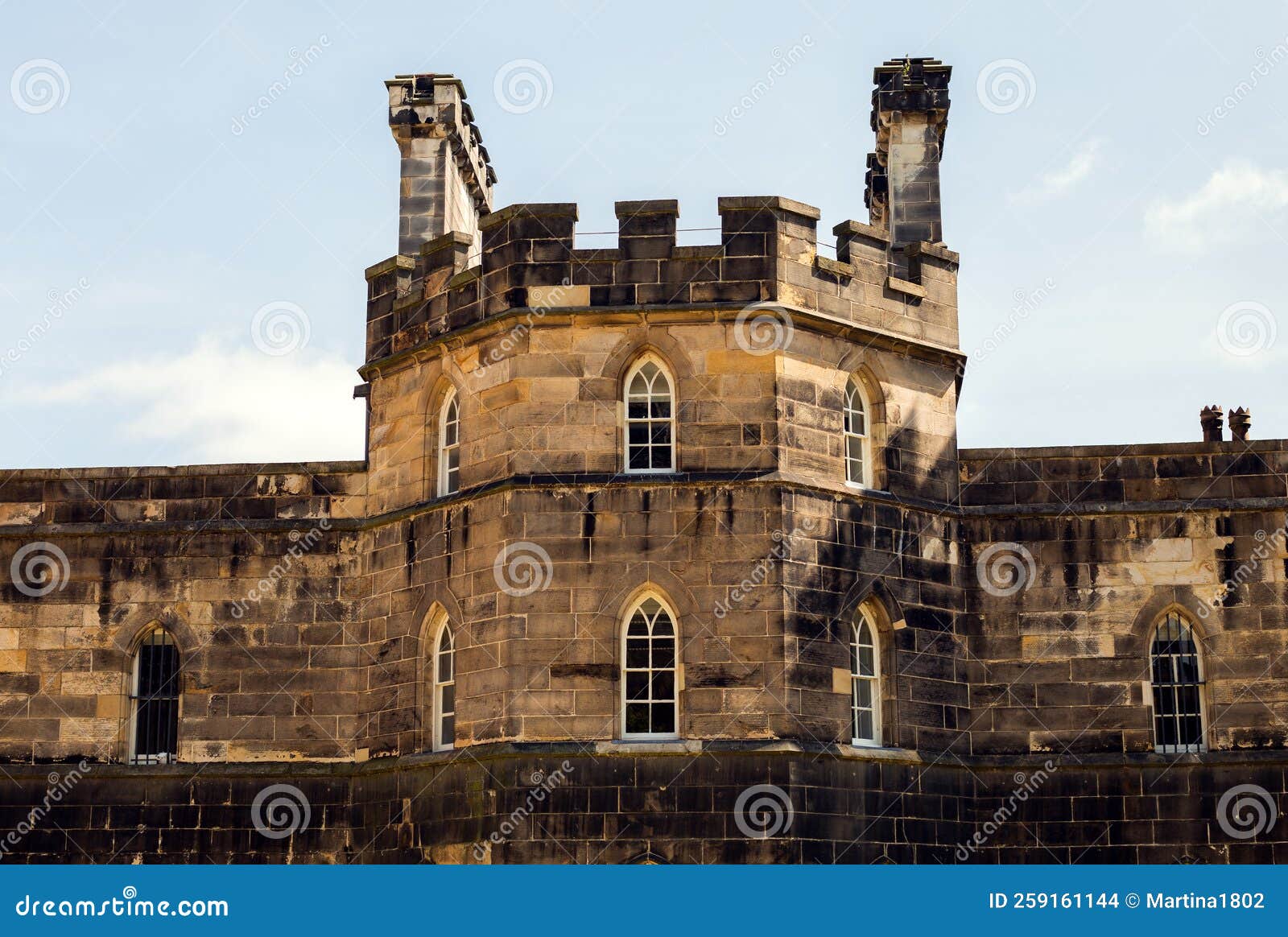Ancient Castle in Lancaster England Editorial Stock Image - Image of ...