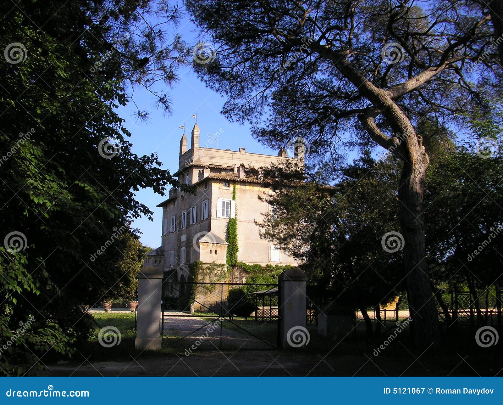 An Ancient Castle in Rome stock image. Image of destination - 5121067