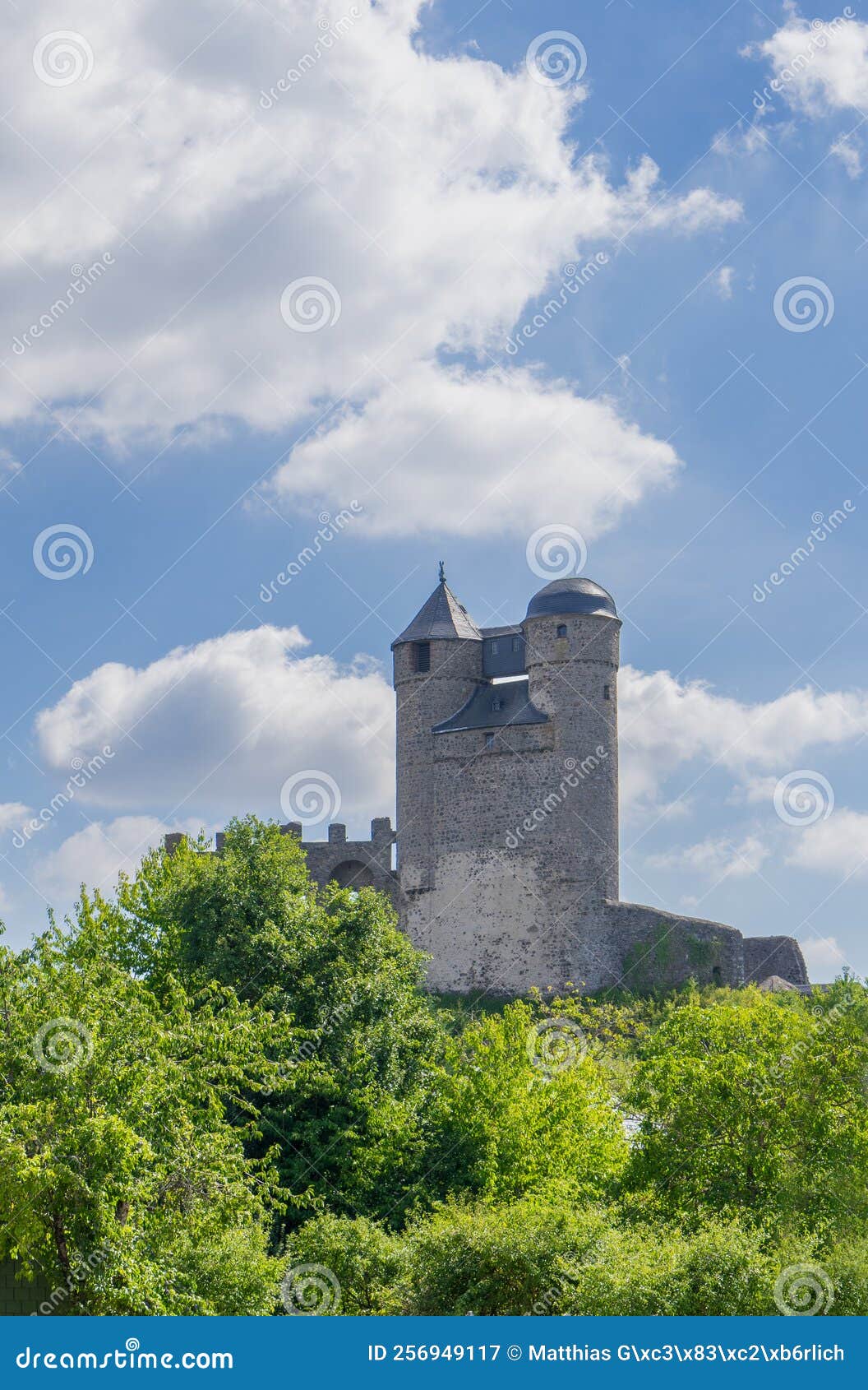 Ancient Castle Ruin Called Greifenstein in the Same Called German ...