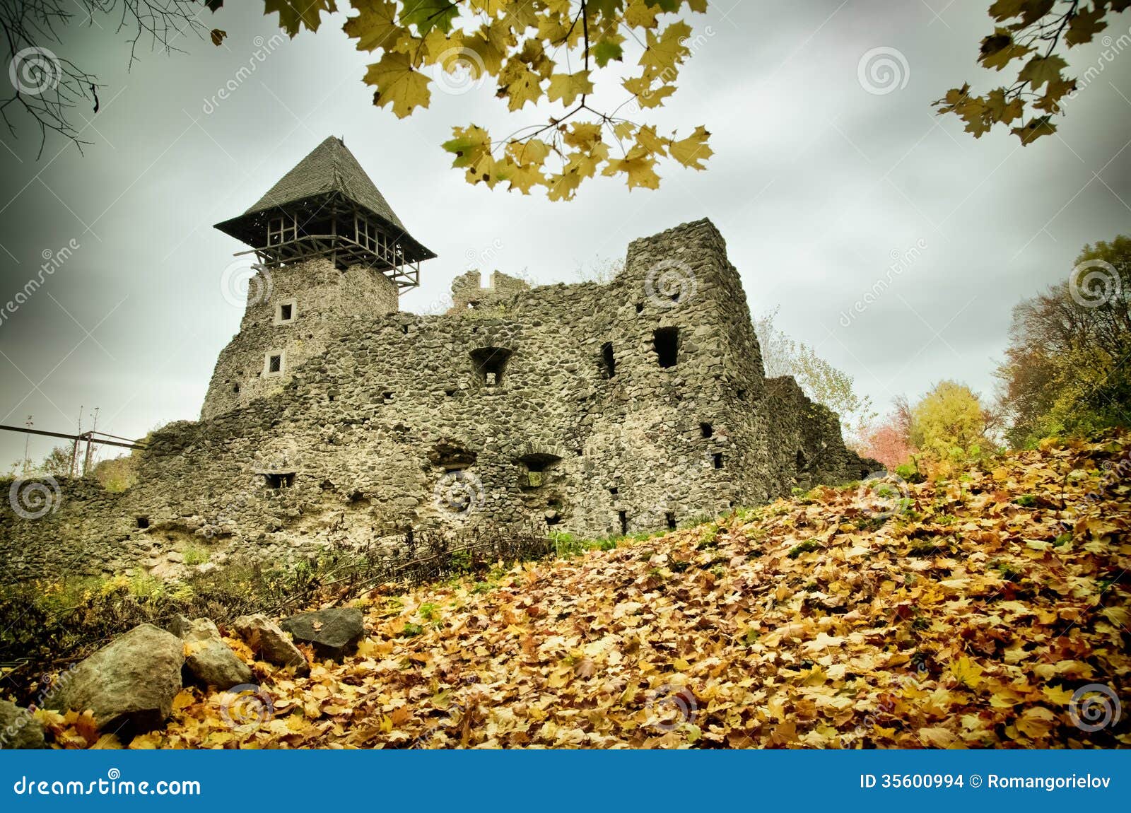 Ancient castle stock photo. Image of exterior, horror - 35600994