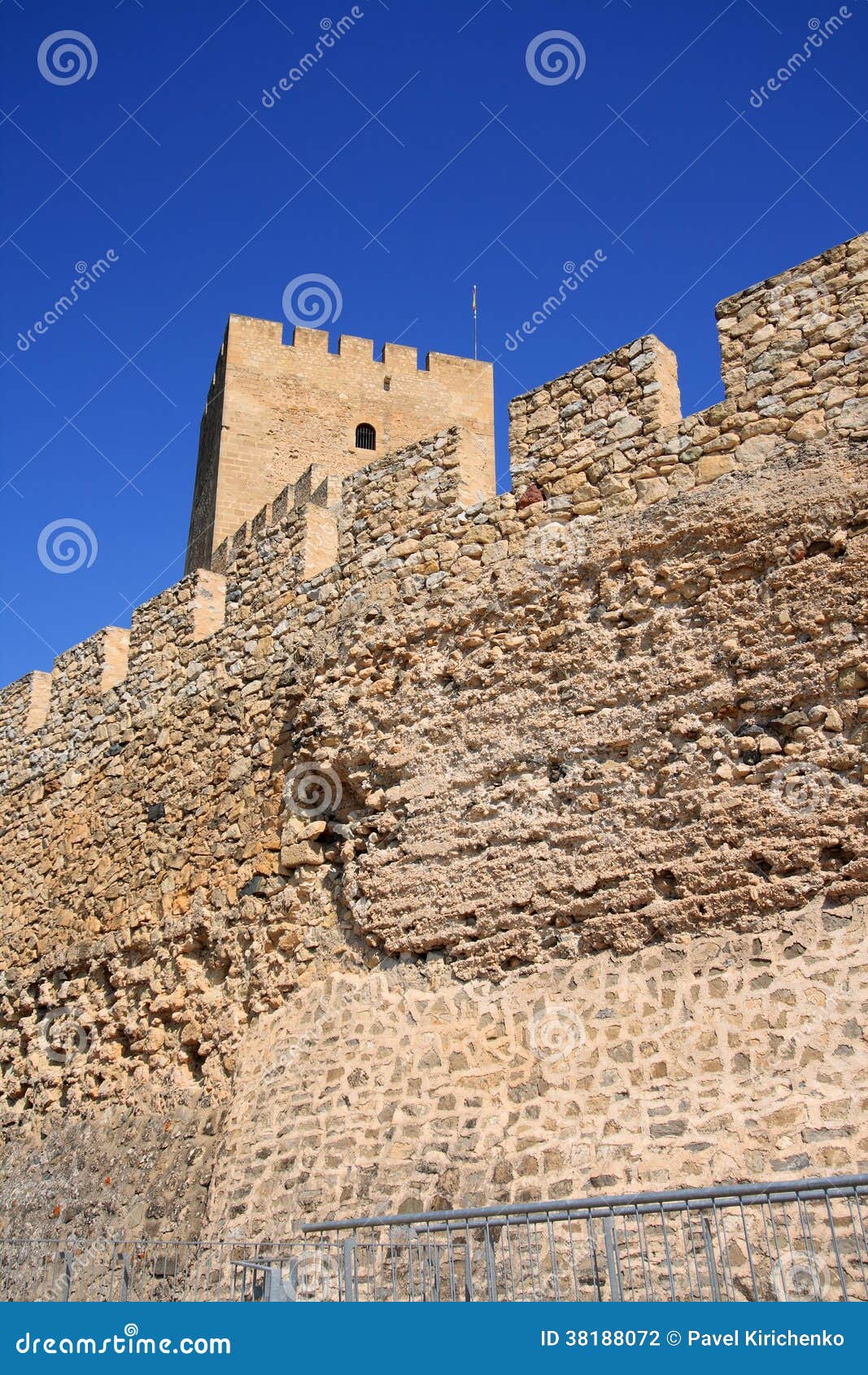 Ancient Castle Sax in Alicante Spain. Stock Photo - Image of castle ...