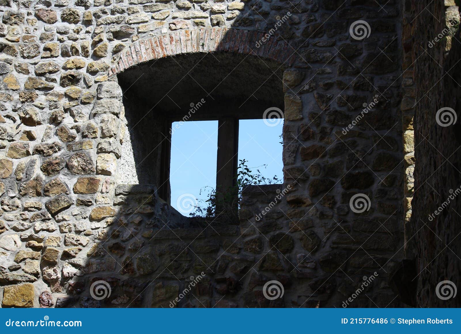 Ancient Castle Turning To Rubble Stock Photo - Image of nature ...